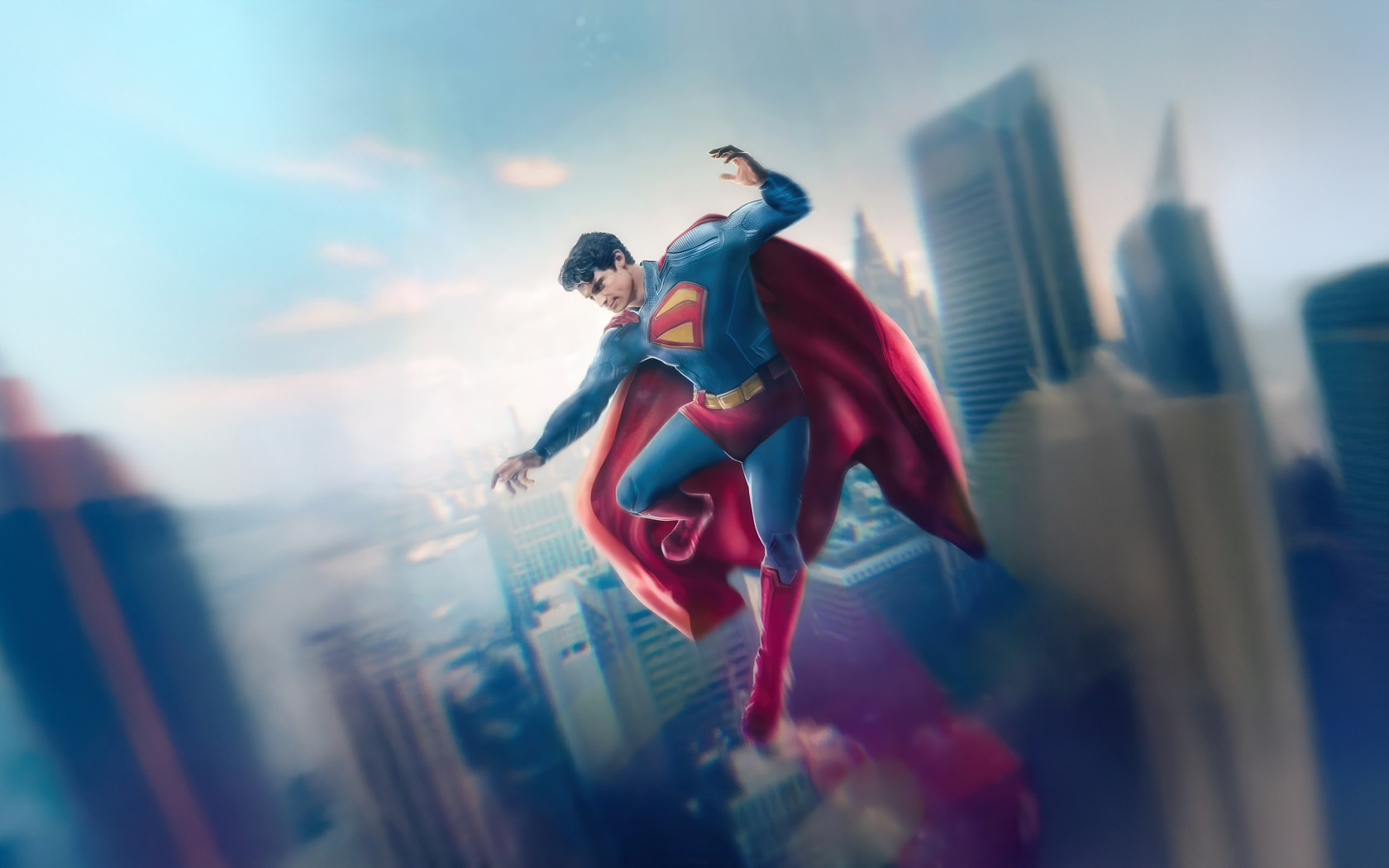 1680x1050 Superman Above The Daily Planet Wallpaper,1680x1050 ...