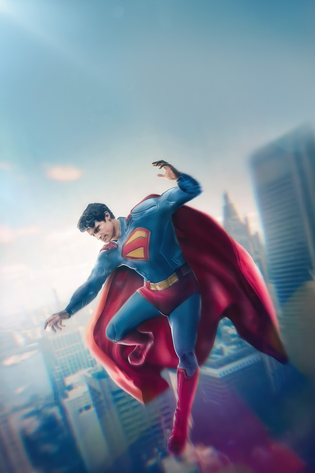 640x960 Superman Above The Daily Planet iPhone 4, iPhone 4S ,HD 4k ...