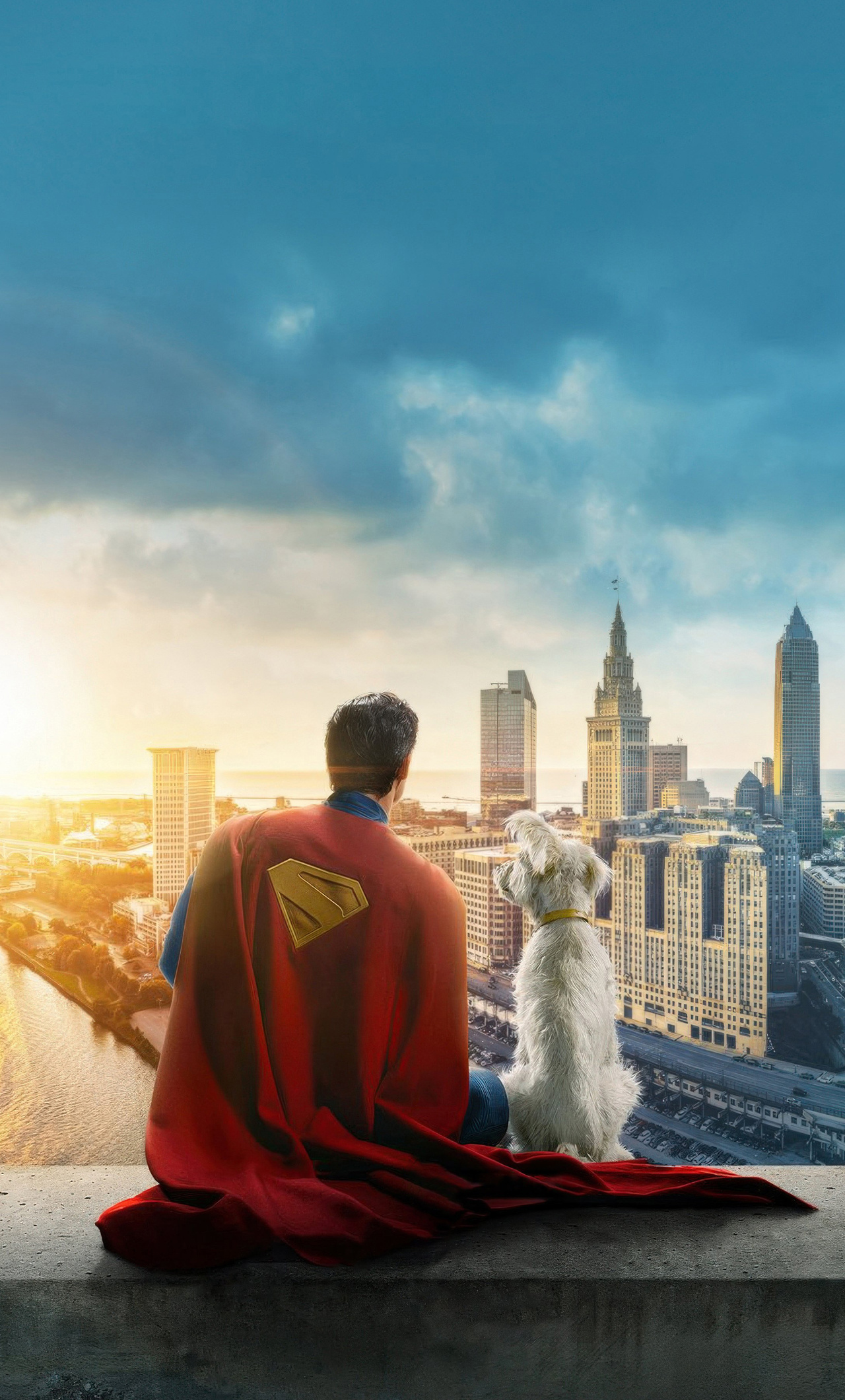 1280x2120 Superman And Krypto Sitting Together iPhone 6+ ,HD 4k ...