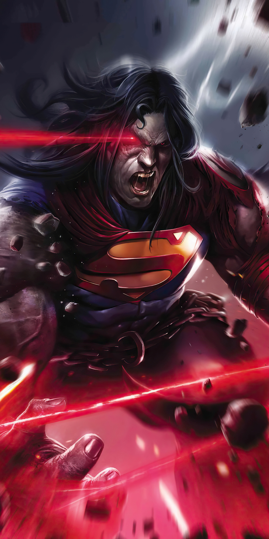 1080x2160 Superman Apokolips One Plus 5T,Honor 7x,Honor view 10,Lg Q6 ...