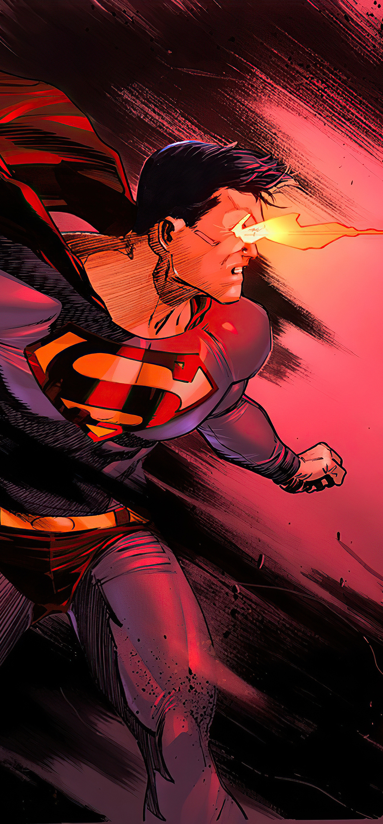 1242x2668 Superman Eye Laser Iphone XS MAX ,HD 4k Wallpapers,Images ...