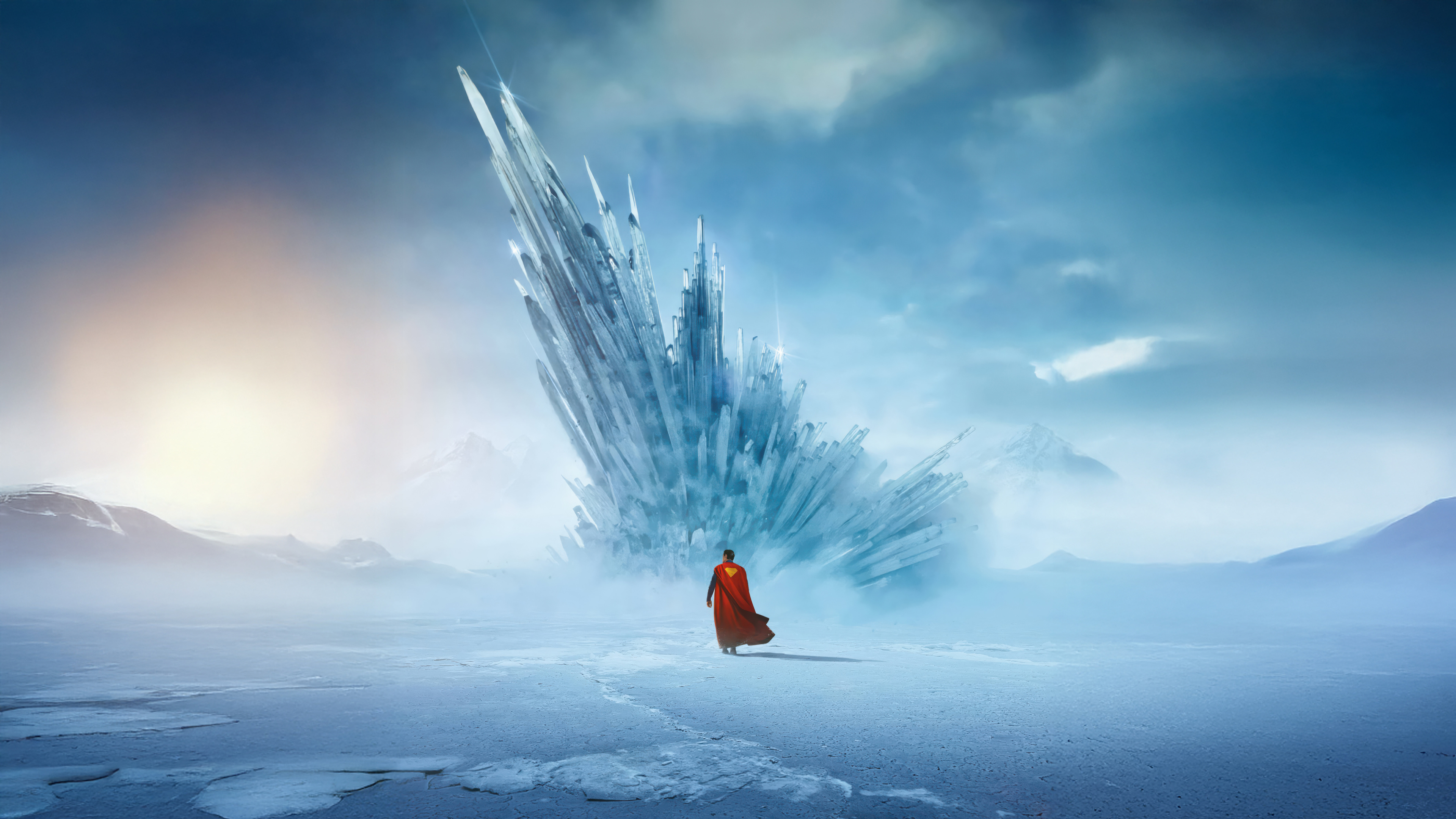 3840x2160 Superman Fortress Of Solitude 8k 4K ,HD 4k Wallpapers,Images ...