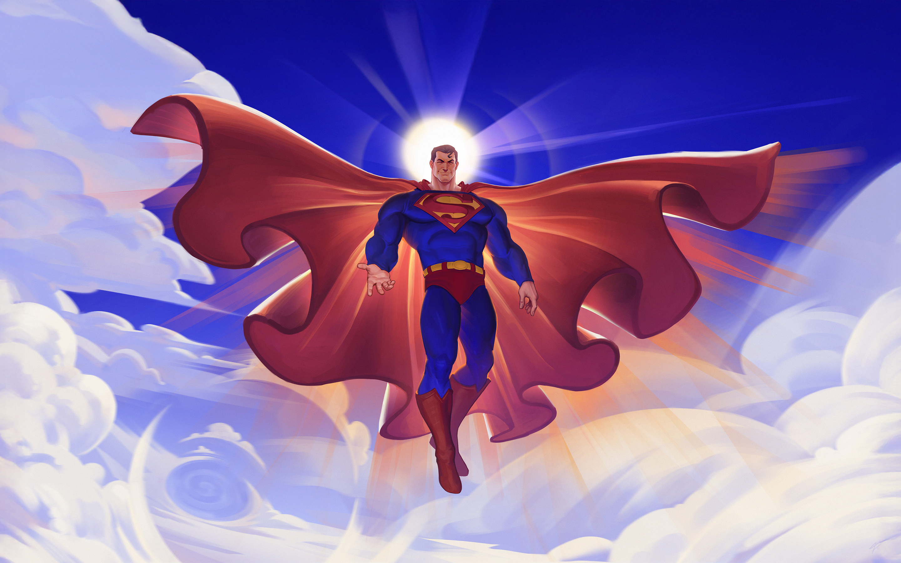 2880x1800 Superman Iconic Showdown Macbook Pro Retina ,HD 4k Wallpapers ...