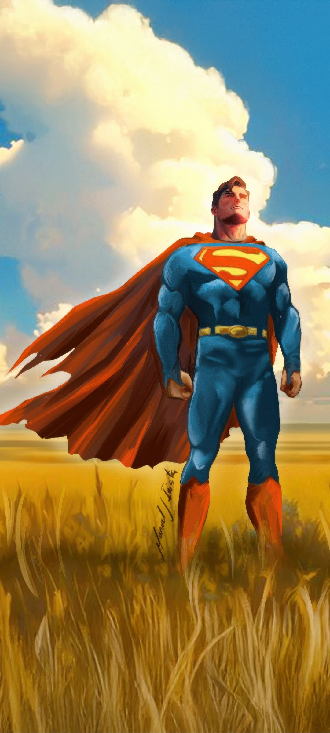 1080x2400 Superman In Field Google Pixel 7 ,HD 4k Wallpapers,Images ...