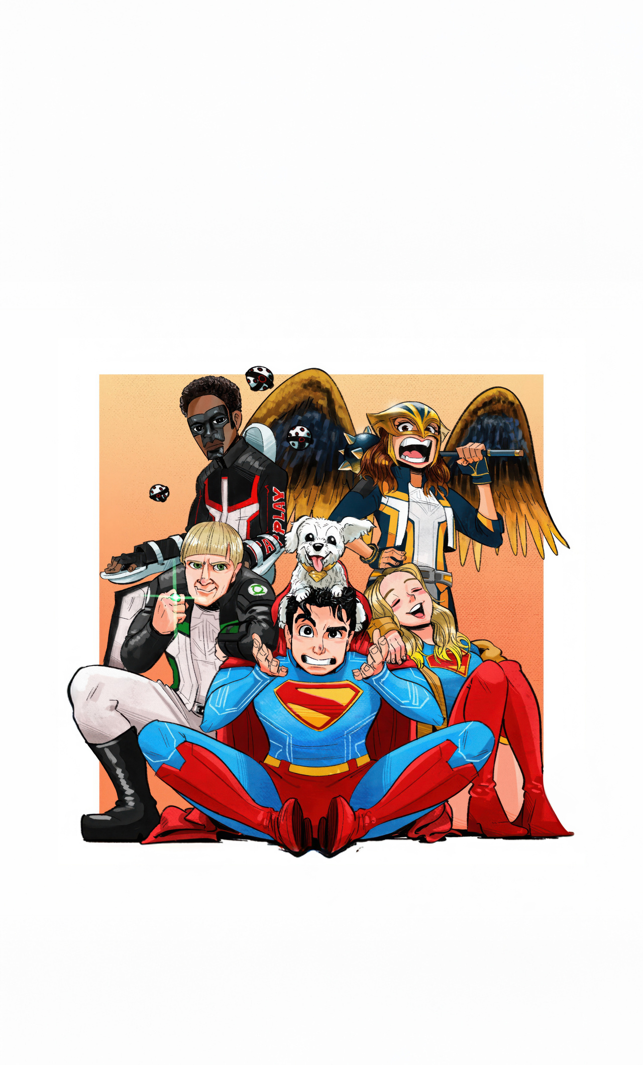 1280x2120 Superman Justice Gang Having Memorable Moments iPhone 6+ ,HD ...