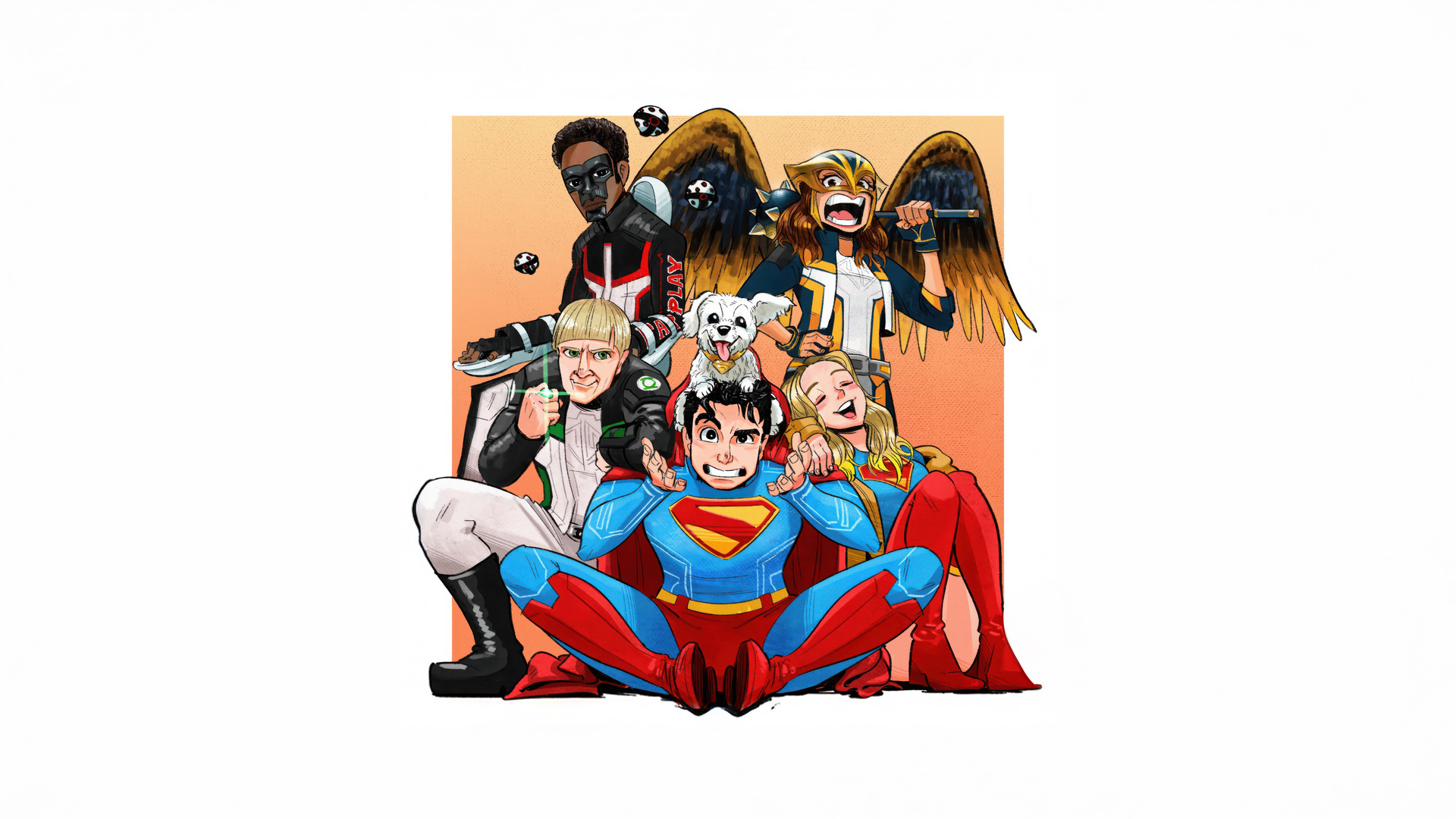 1920x1080 Superman Justice Gang Having Memorable Moments Laptop Full HD ...