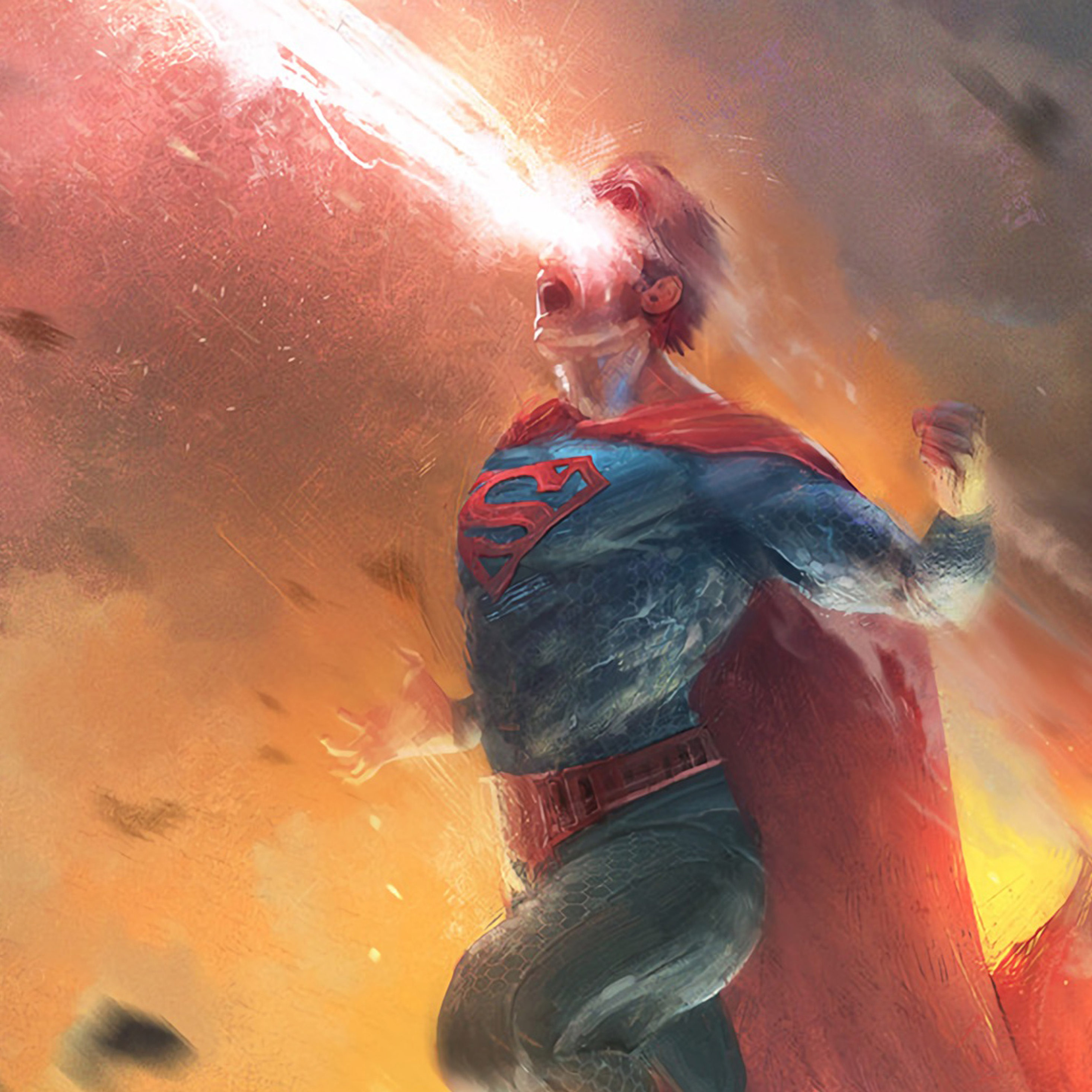 2932x2932 Superman Laser Eye Art Ipad Pro Retina Display ,HD 4k ...