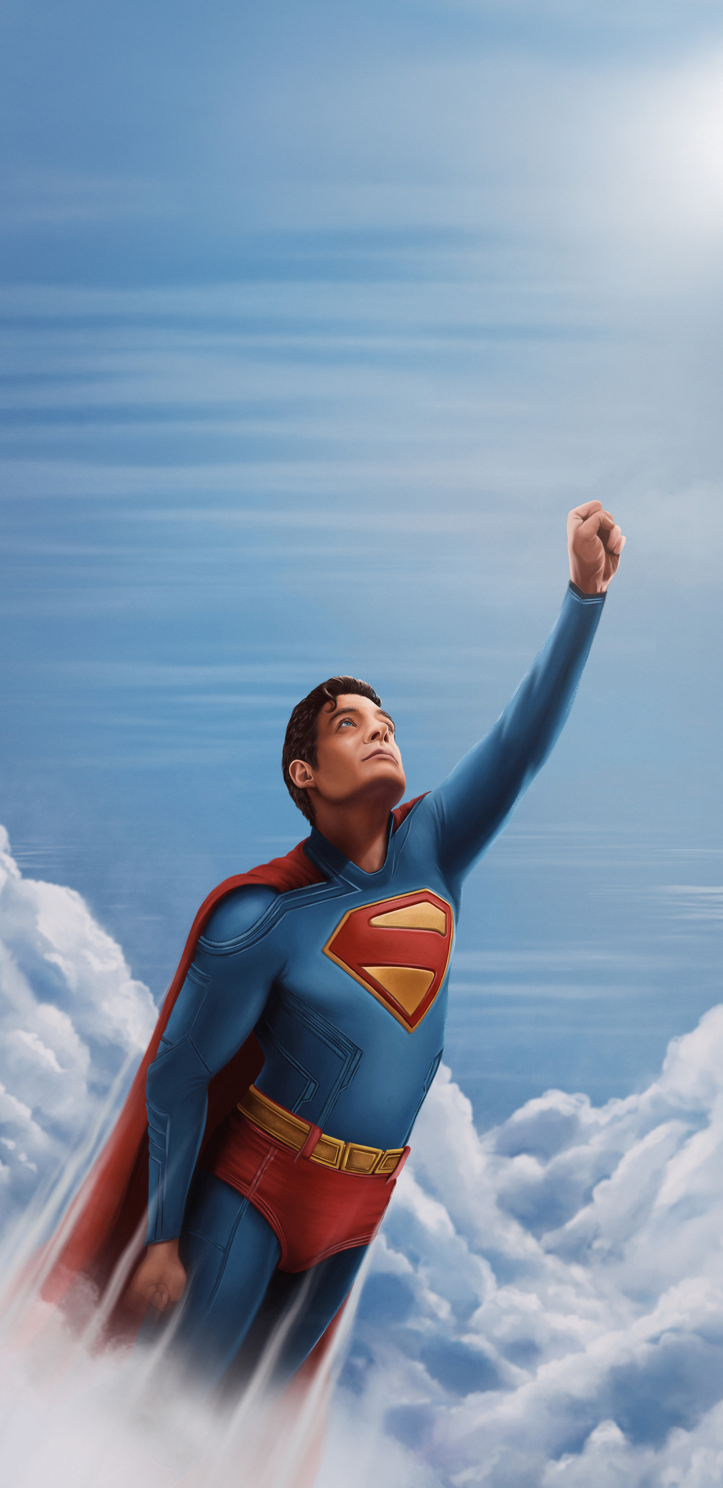 1440x2960 Superman Look Up World Samsung Galaxy Note 9,8, S9,S8,S8+ QHD ...