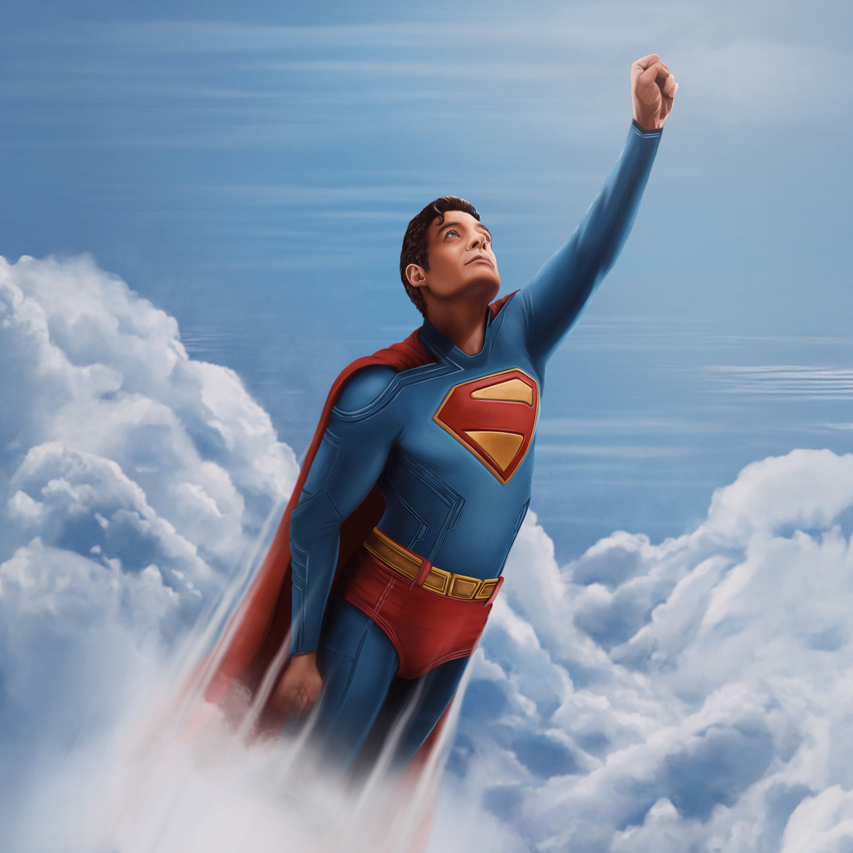 2932x2932 Superman Look Up World Ipad Pro Retina Display ,HD 4k ...