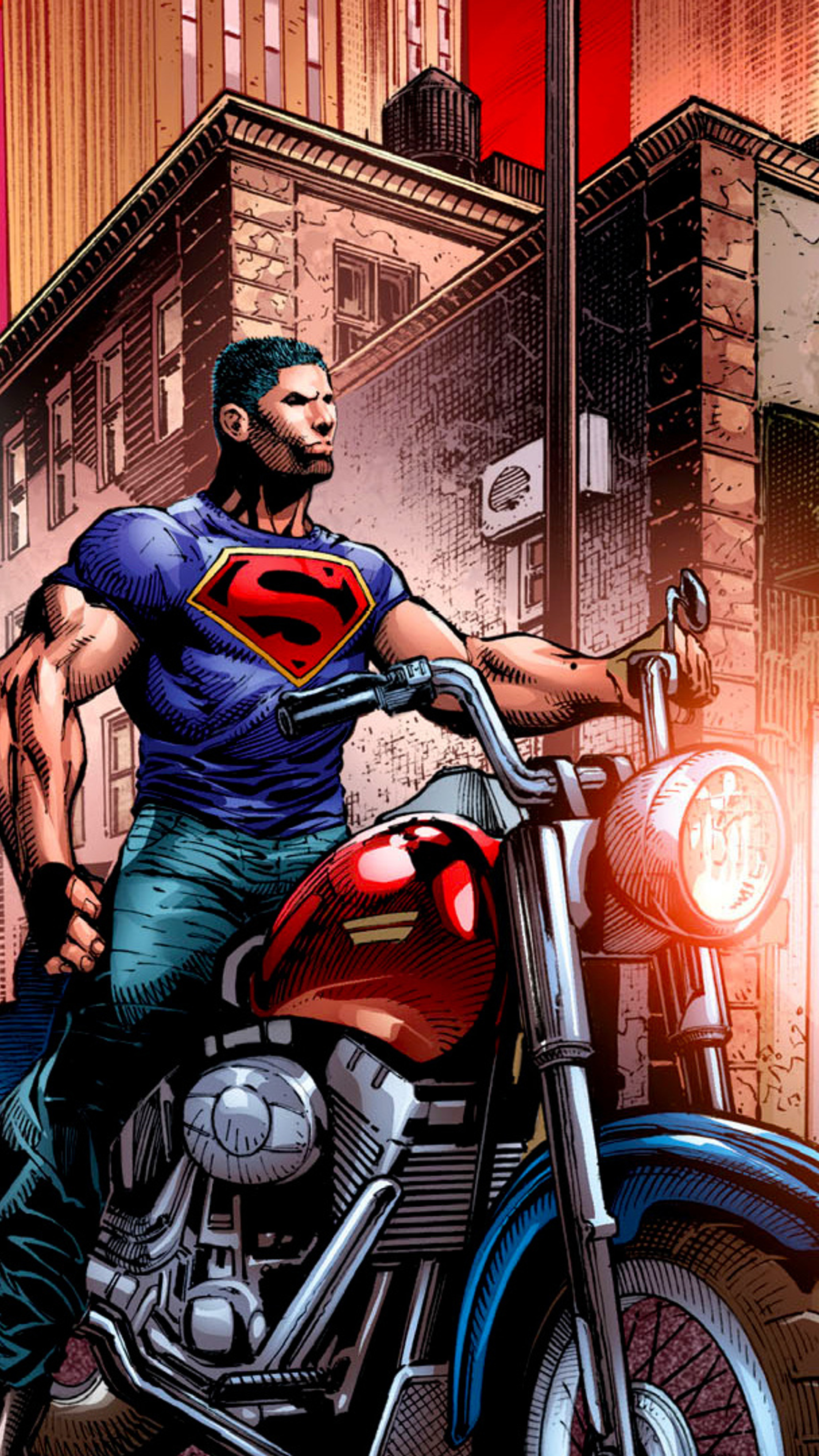 2160x3840 Superman On A Motorcycle Sony Xperia X,XZ,Z5 Premium ,HD 4k ...