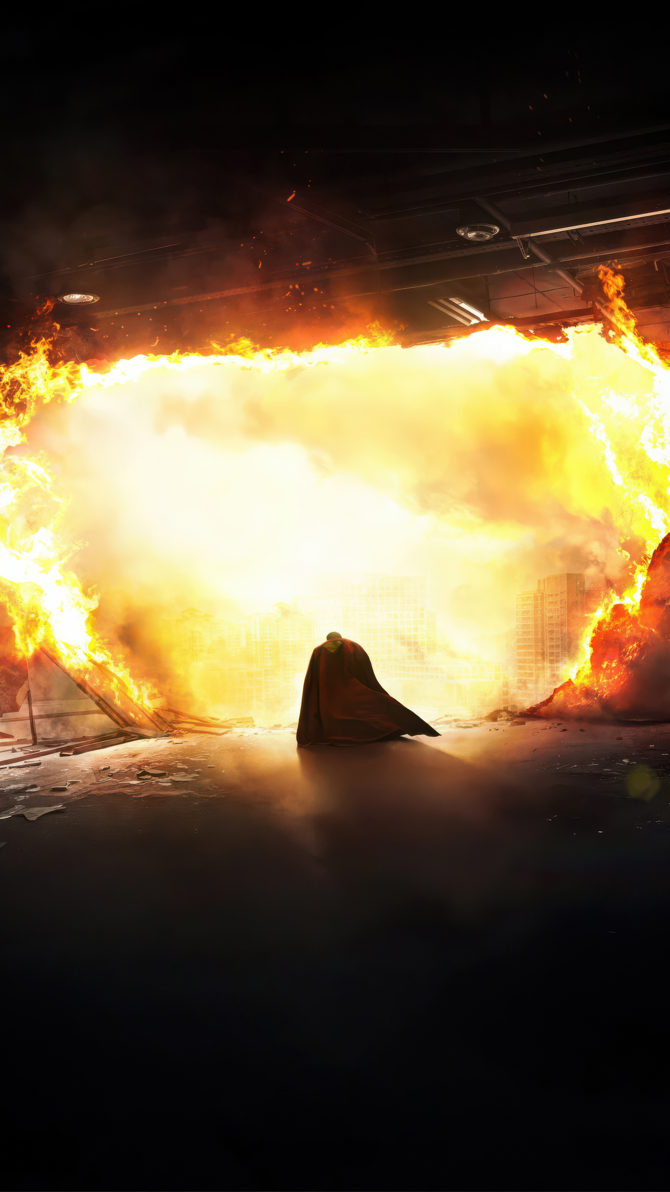 2160x3840 Superman Stands Alone Sony Xperia X,XZ,Z5 Premium ,HD 4k ...