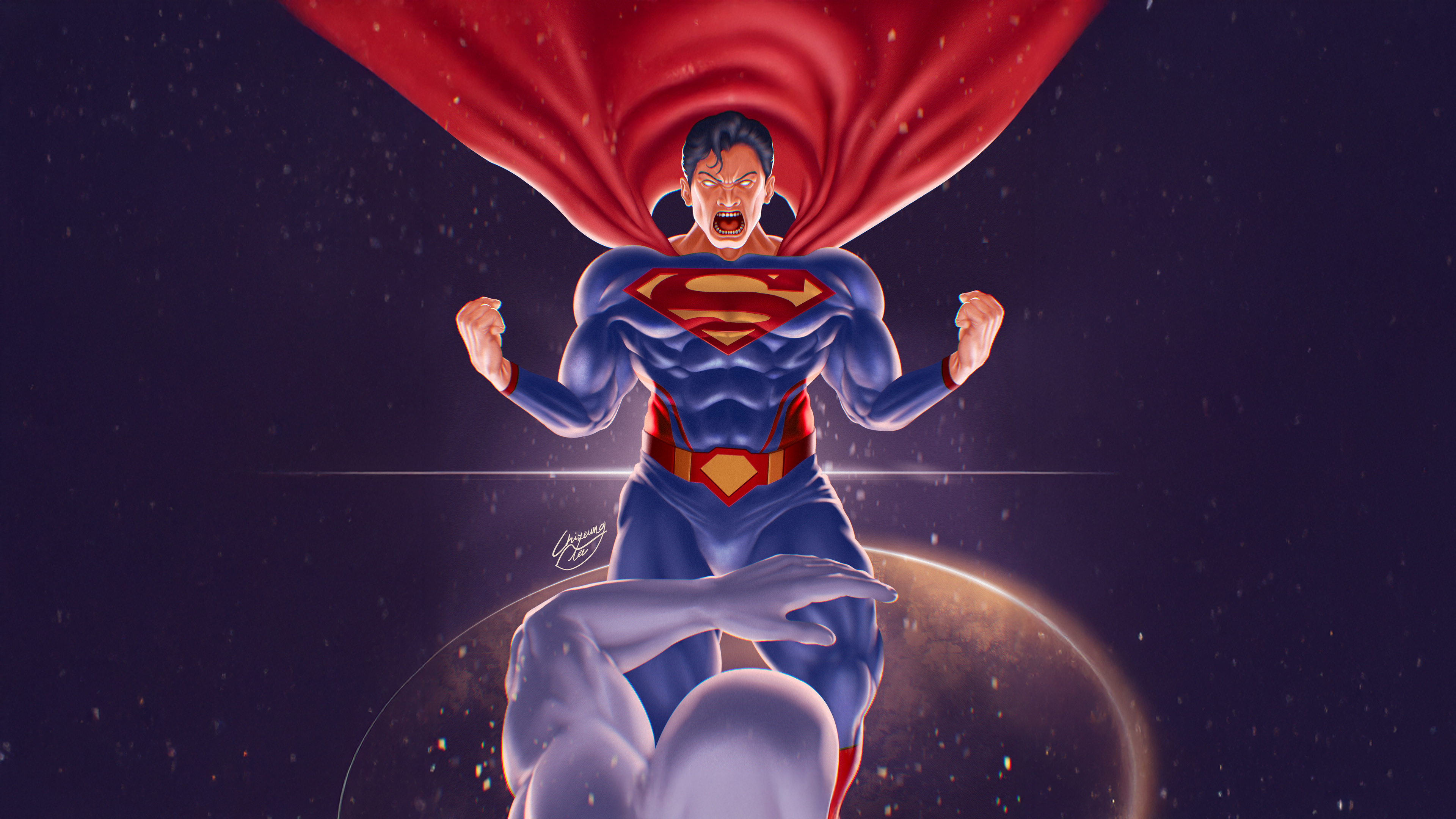 3840x2160 Superman Who Is Angulfed In Anger 4K ,HD 4k Wallpapers,Images ...