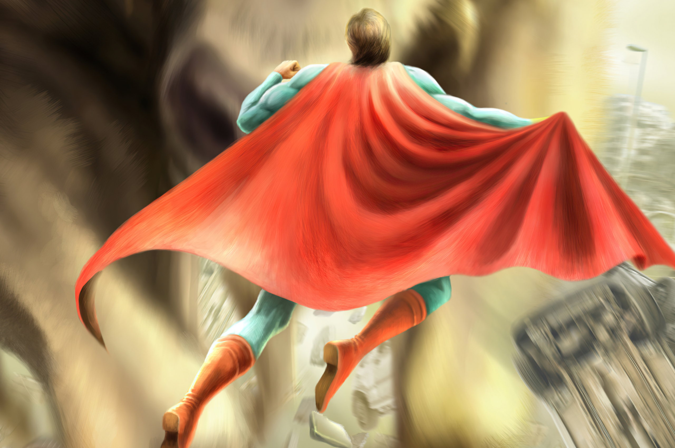 2560x1700 Superman With Cape Chromebook Pixel ,HD 4k Wallpapers,Images ...