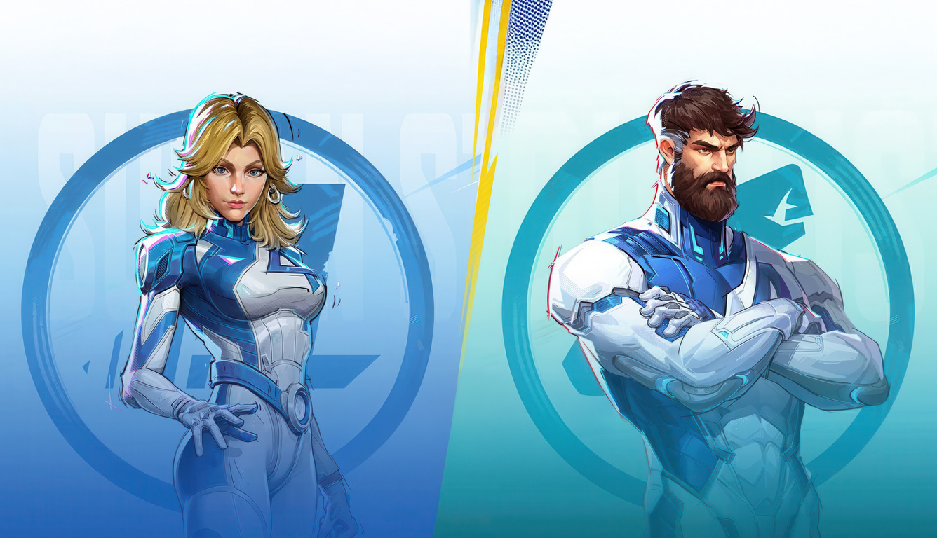 1336x768 Susan Storm And Mister Fantastic In Marvel Rivals 2025 Game ...