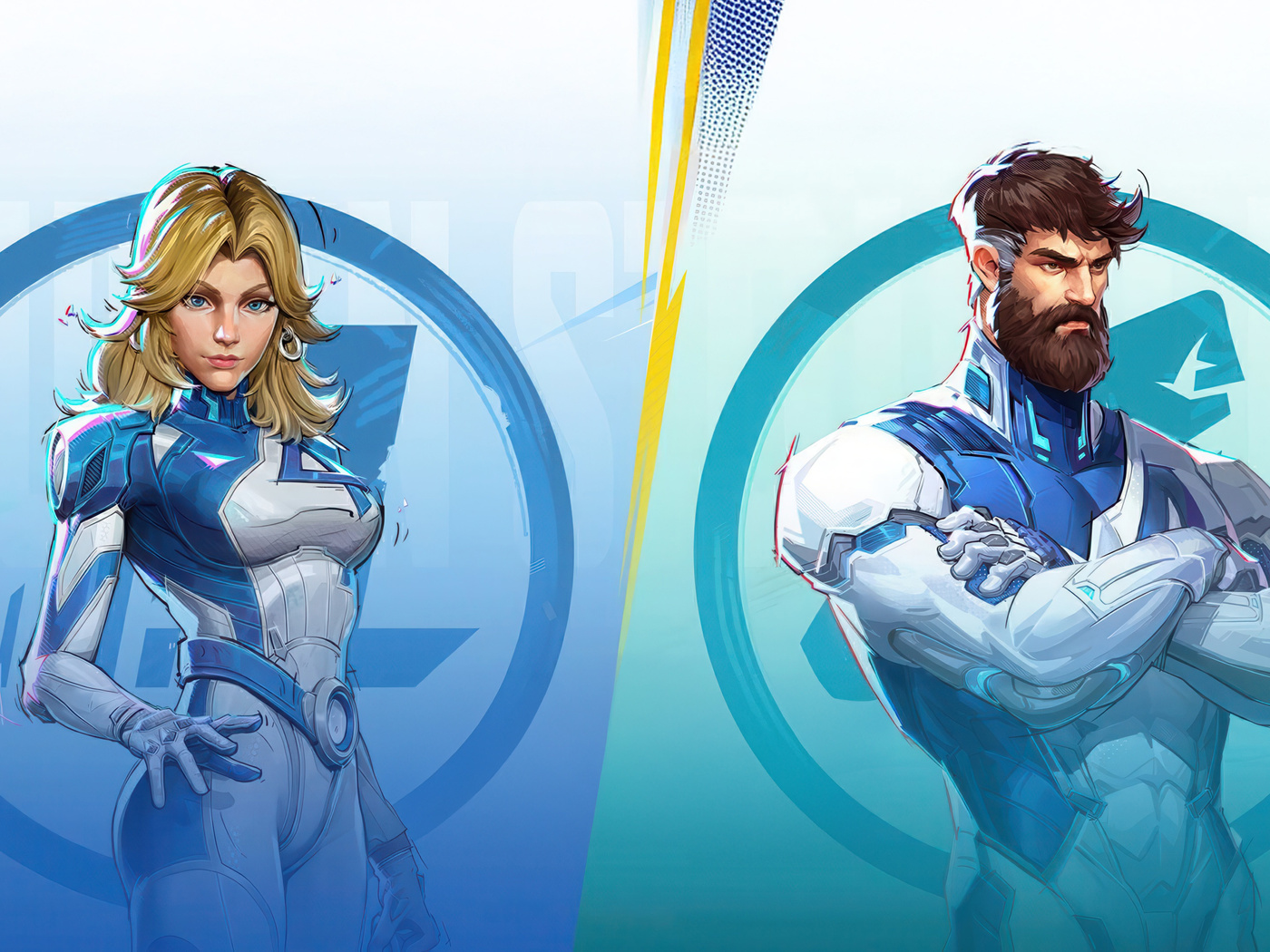 1400x1050 Susan Storm And Mister Fantastic In Marvel Rivals 2025 Game ...