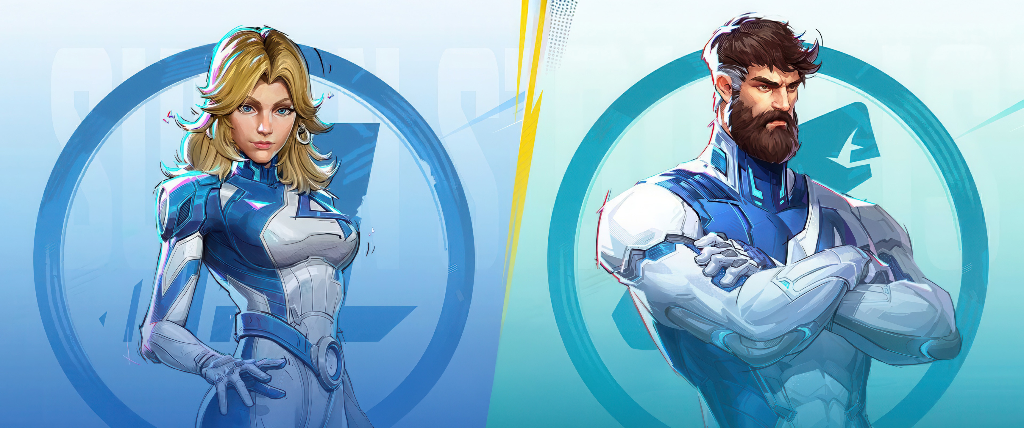 3440x1440 Susan Storm And Mister Fantastic In Marvel Rivals 2025 Game ...