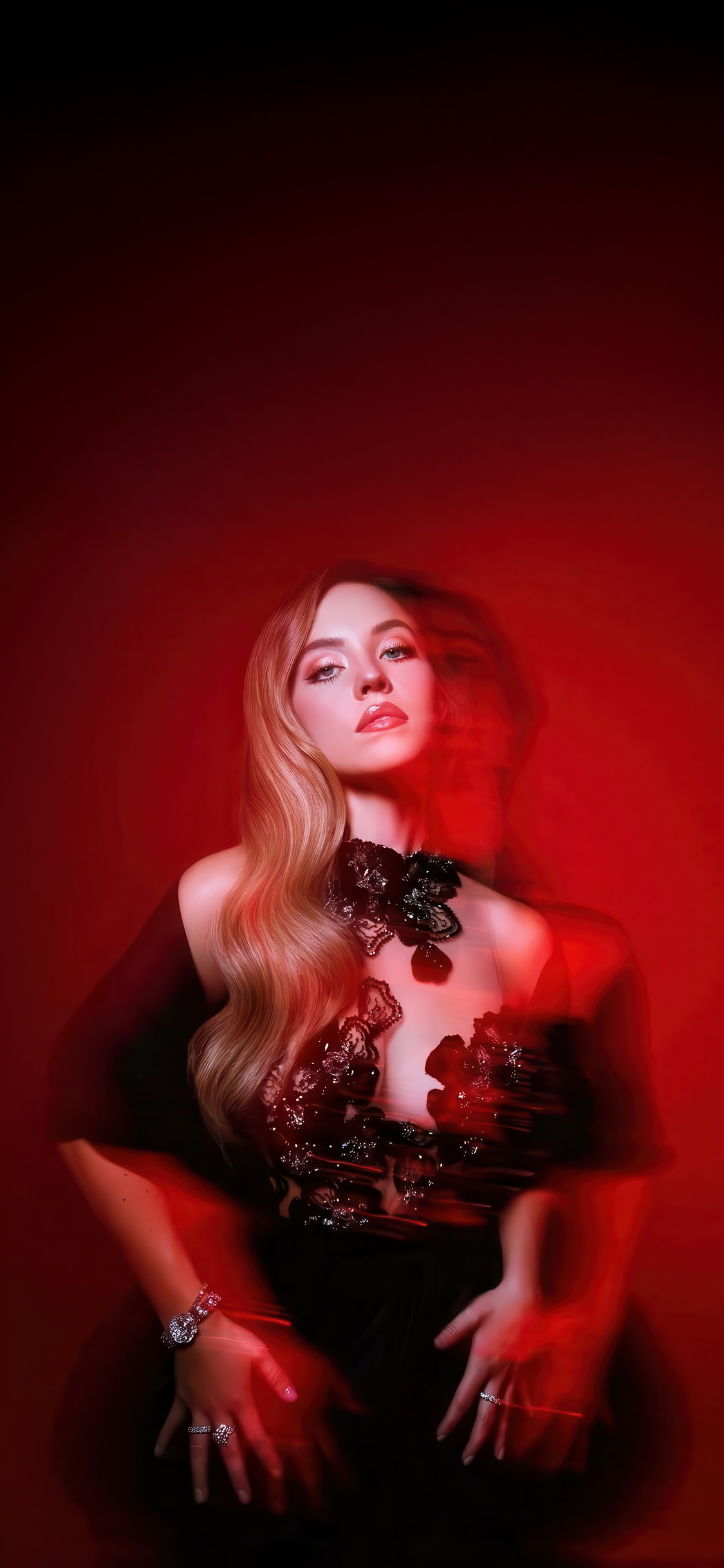 1125x2436 Sydney Sweeney Armani Beauty Campaign 2025 Iphone XS,Iphone 10,Iphone X ,HD 4k ...