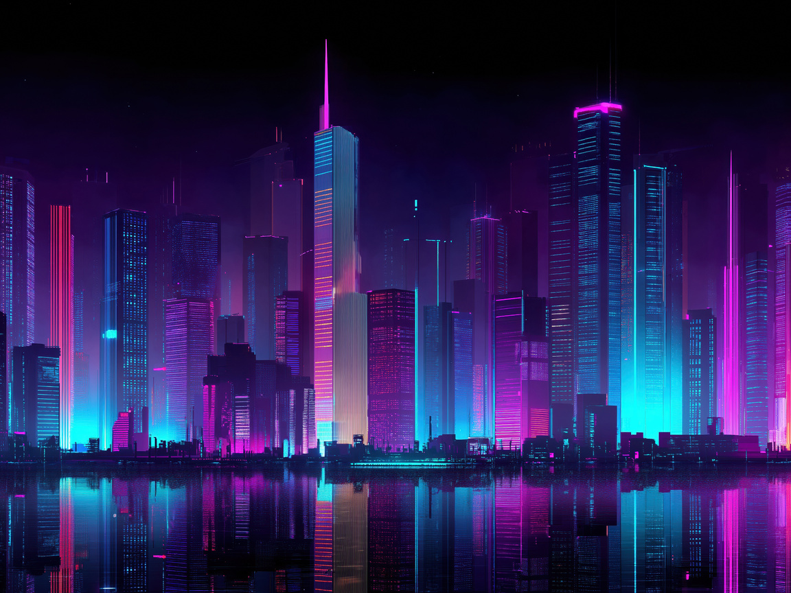 1152x864 Synthwave City Of Lights Wallpaper,1152x864 Resolution HD 4k ...