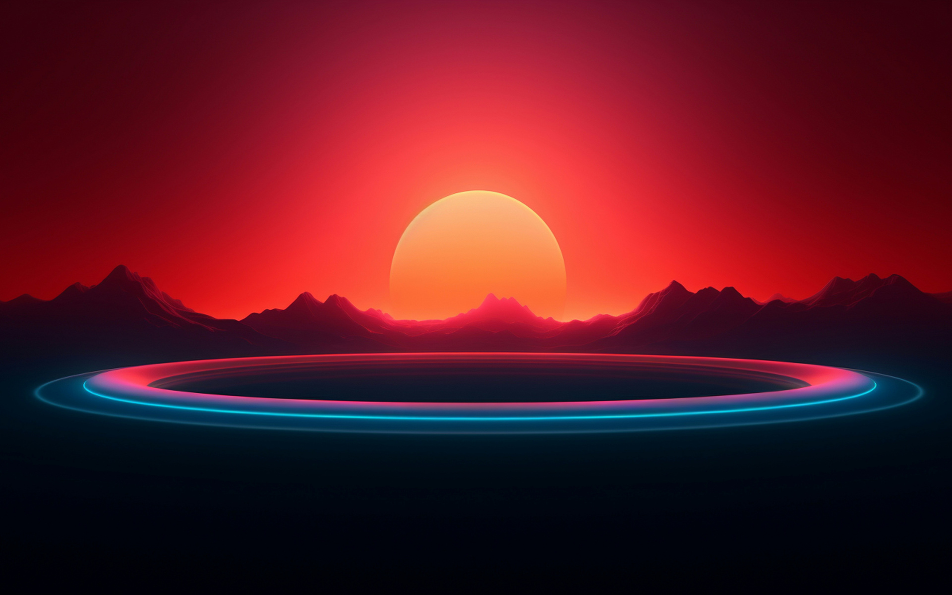 1920x1200 Synthwave Horizon Enter The Void 1080P Resolution ,HD 4k ...