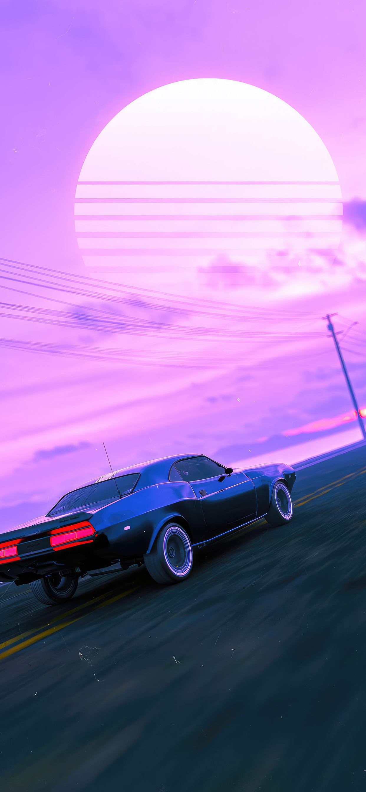 1242x2688 Synthwave Traveller Iphone XS MAX HD 4k Wallpapers, Images, Backgrounds, Photos and ...