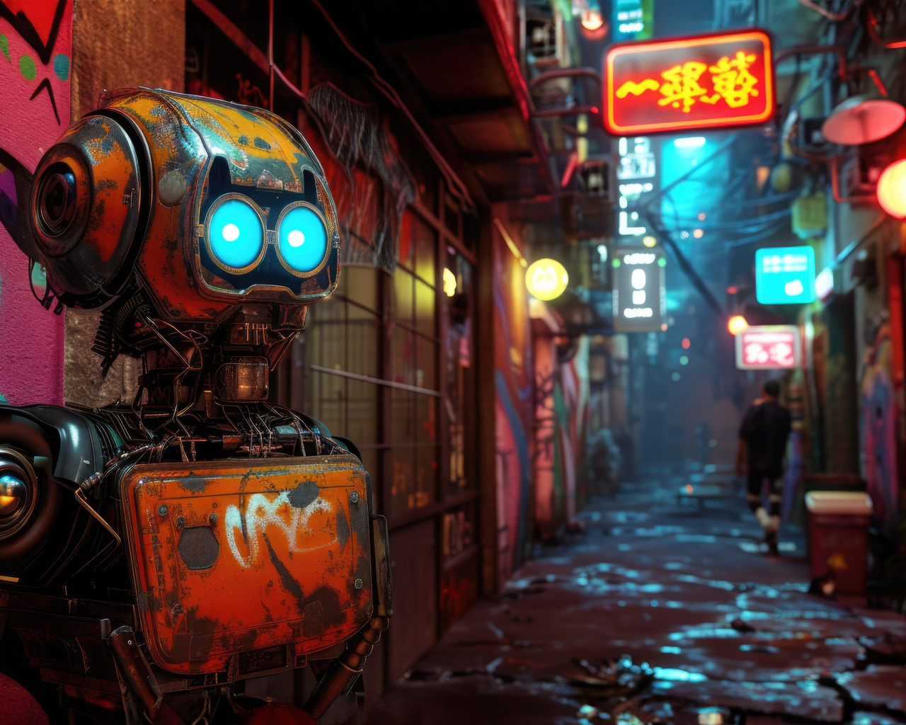 1280x1024 Tech Titan Robot Wallpaper,1280x1024 Resolution HD 4k ...