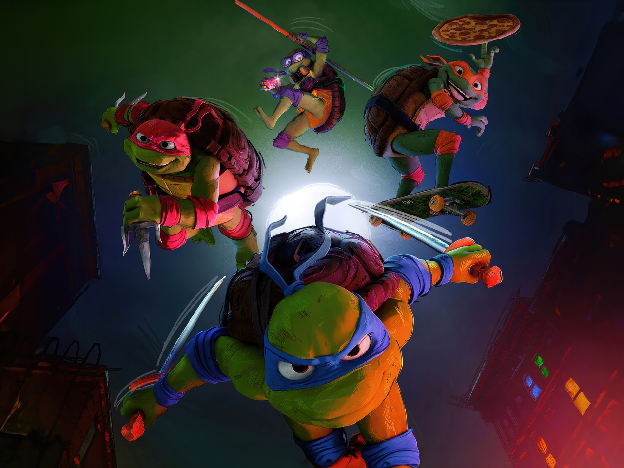 1280x960 Teenage Mutant Ninja Turtles Mutant Mayhem 4k 1280x960 ...