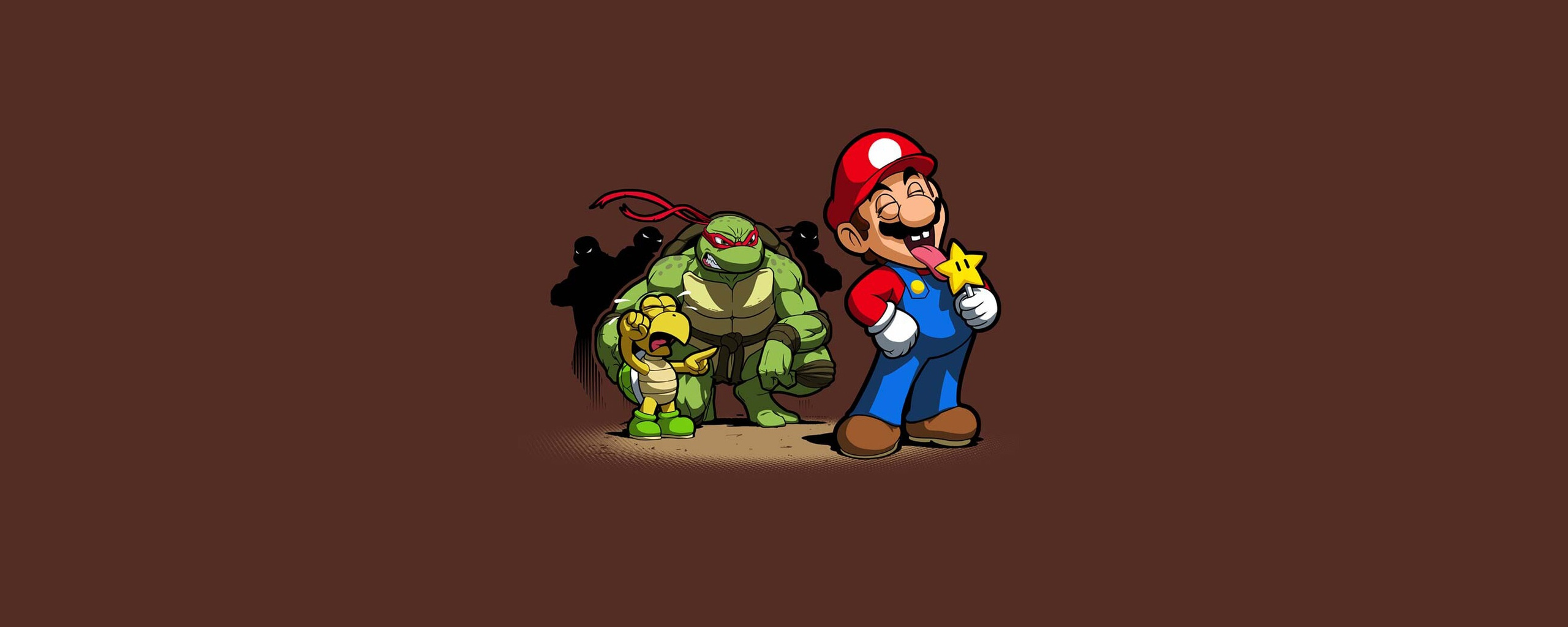 2560x1024 Teenage Mutant Ninja TurtlesSuper Mario Wallpaper,2560x1024 ...