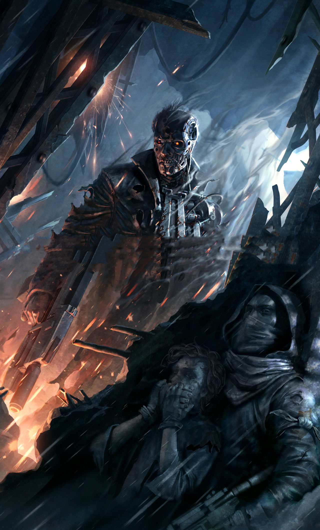 1280x2120 Terminator Resistance Game 2019 iPhone 6+ ,HD 4k Wallpapers ...