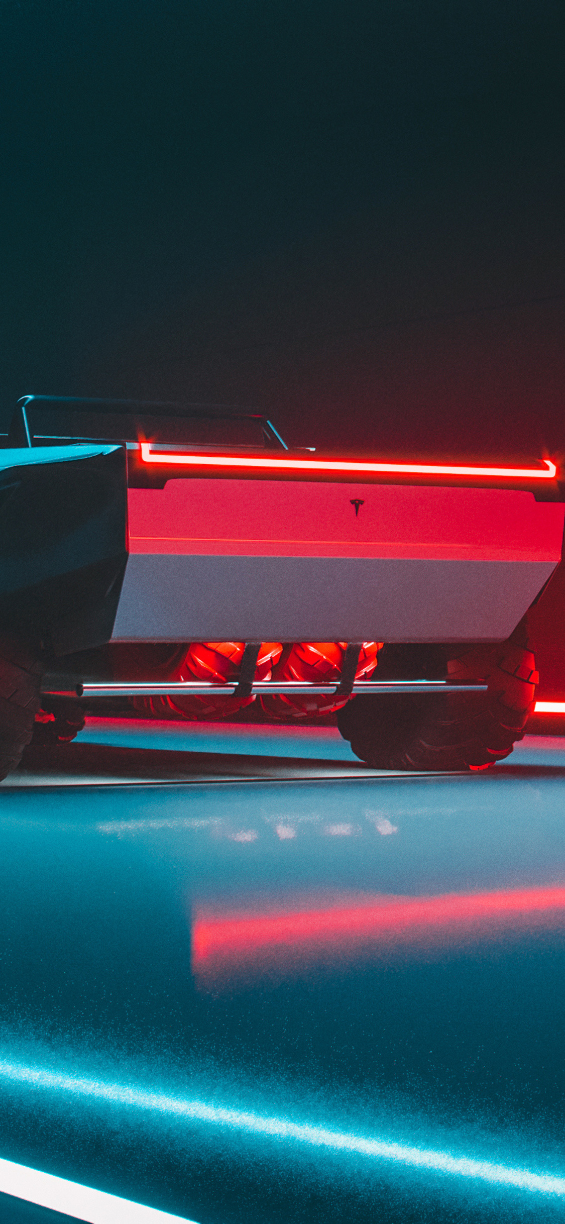 1125x2436 Tesla Cybertruck Rear View Concept 4k Iphone XS,Iphone 10 ...