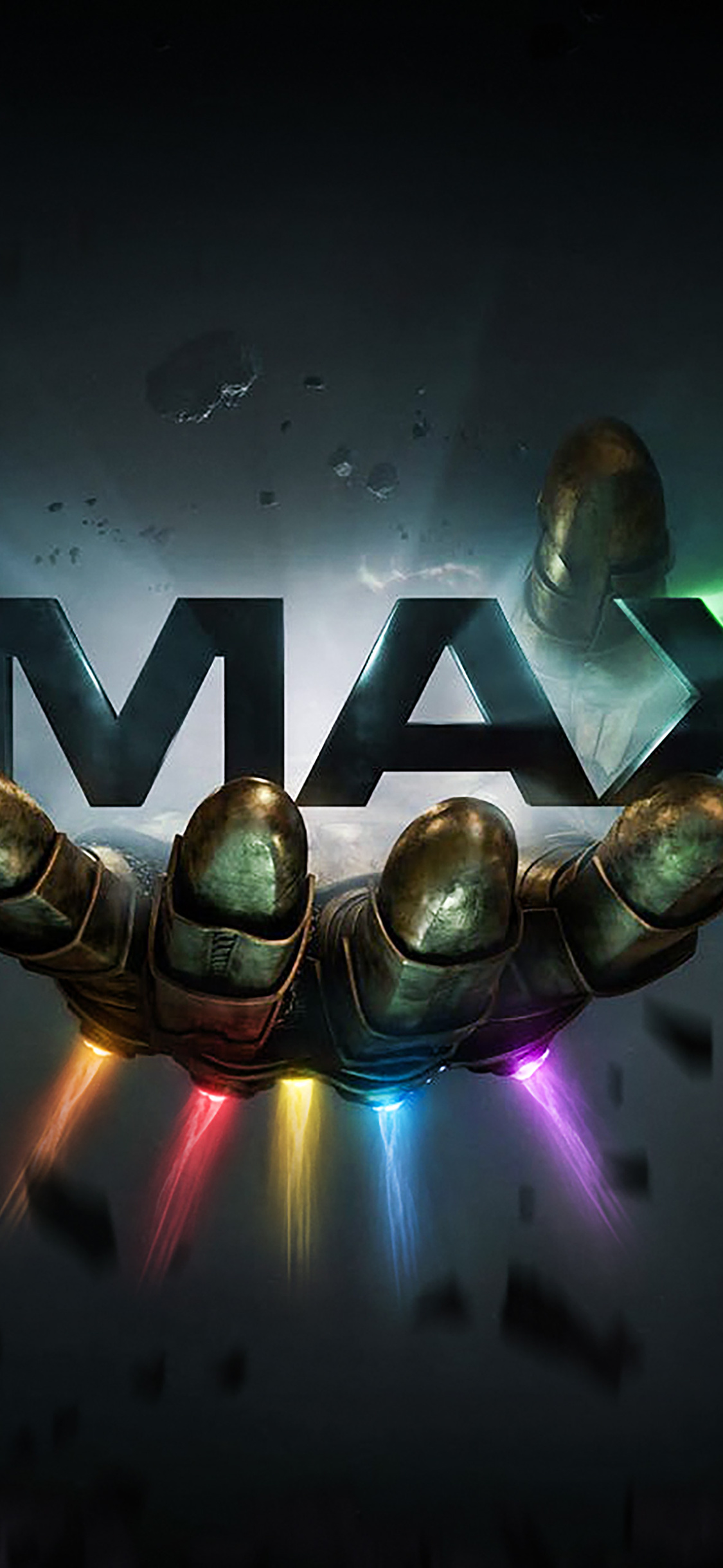 1125x2436 Thanos Infinity Gauntlet IMAX Poster Iphone XS,Iphone 10 ...