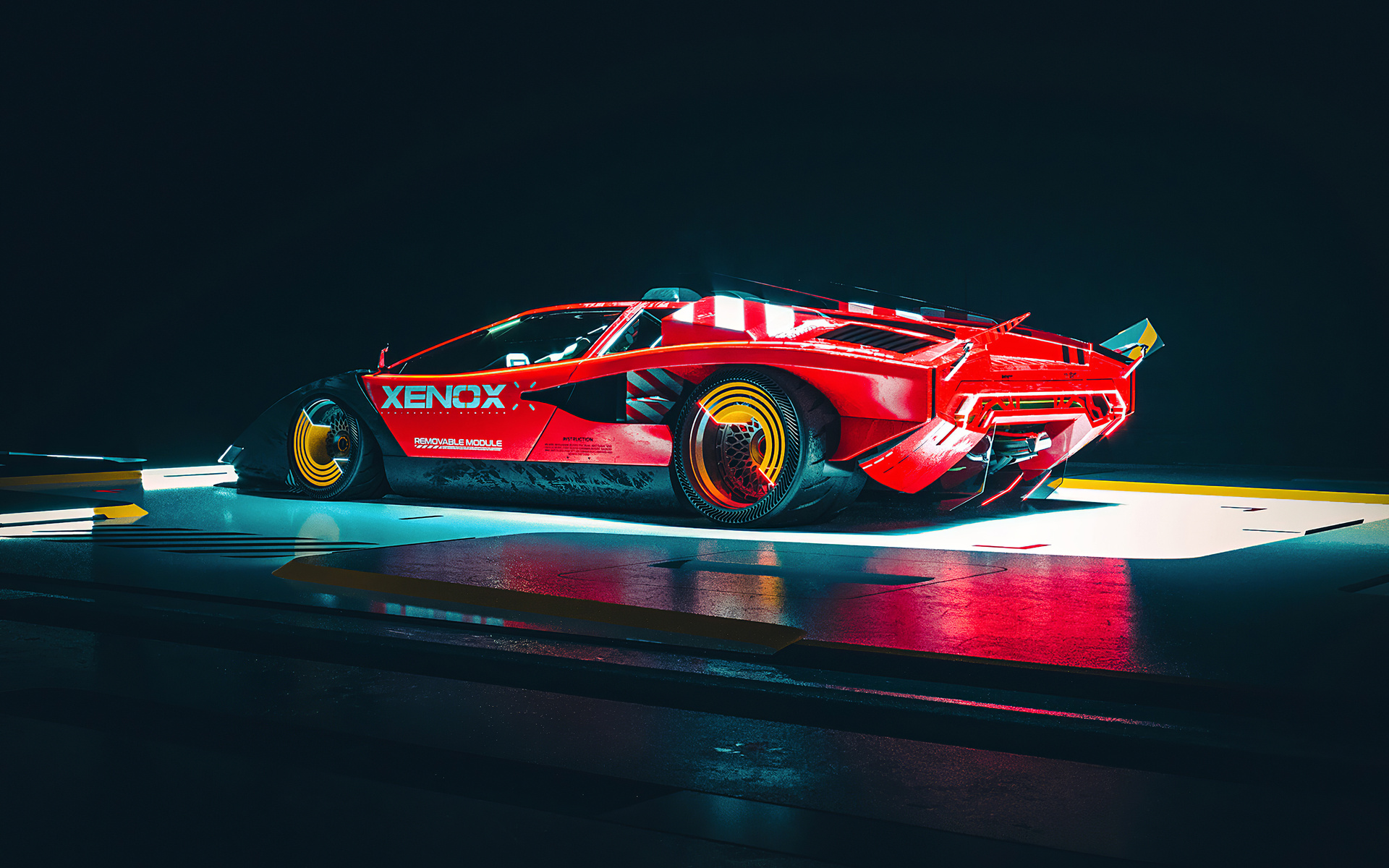 1920x1200 The 2090 XENOX Countach 1080P Resolution ,HD 4k Wallpapers ...