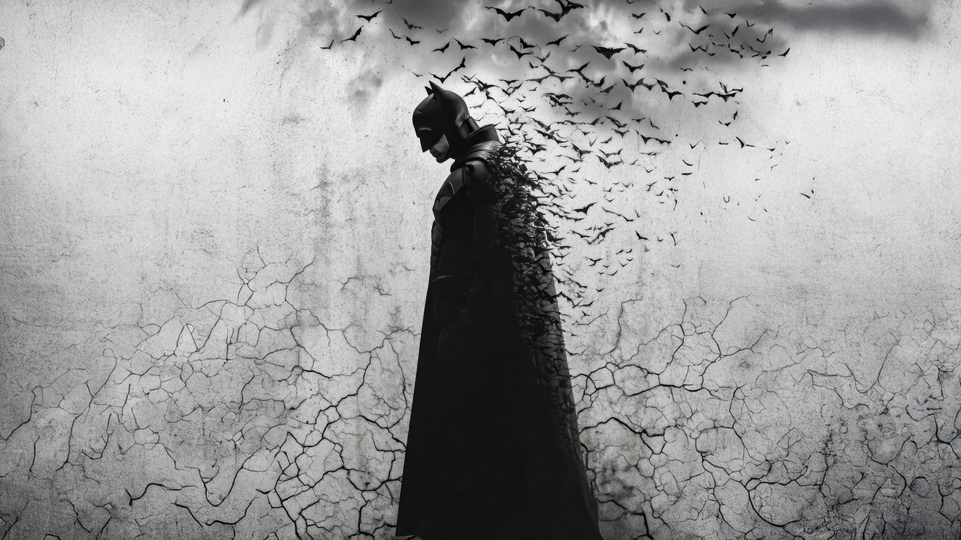 1366x768 The Batman And His Bats Army Laptop HD ,HD 4k Wallpapers ...