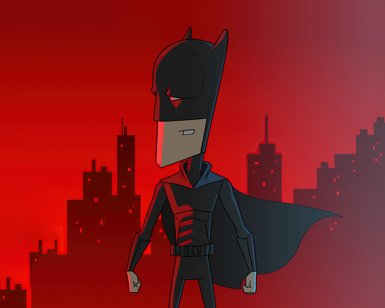 1280x1024 The Batman Character Digital Illustration Wallpaper,1280x1024 ...