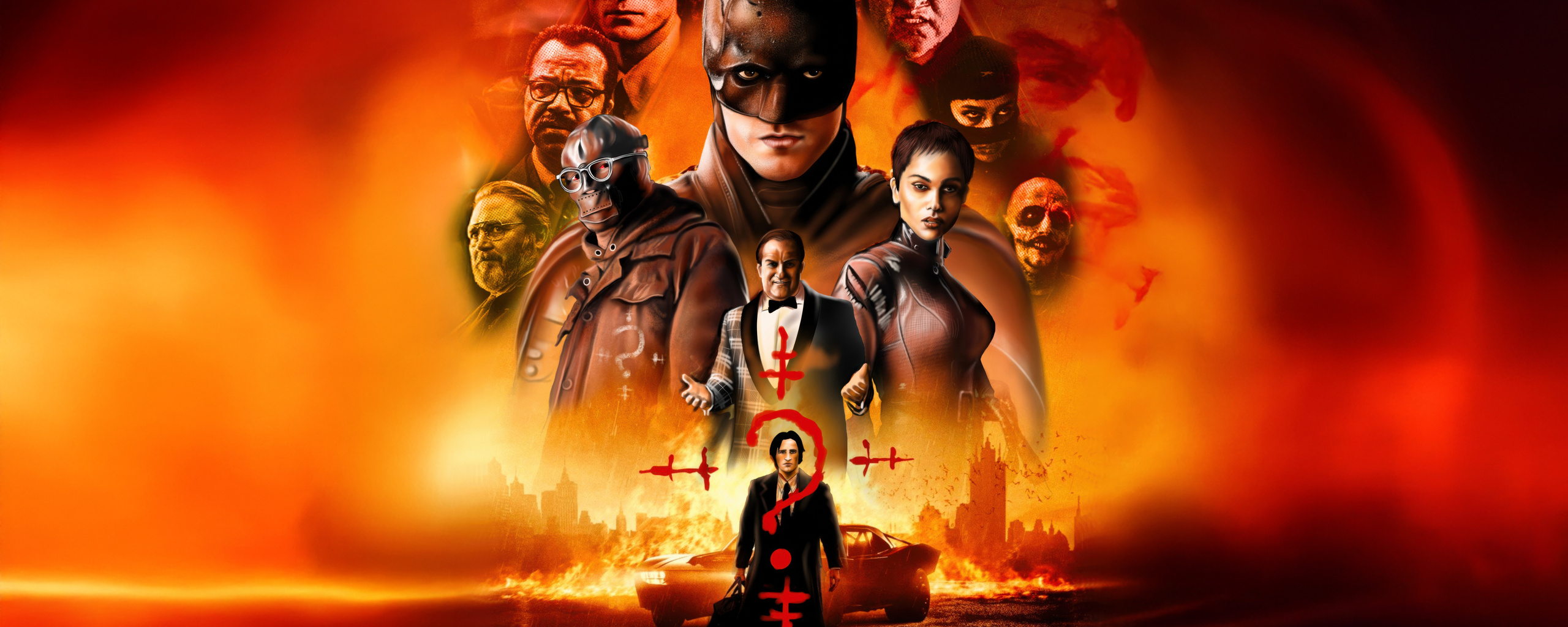 2560x1024 The Batman Gothic Detective Wallpaper,2560x1024 Resolution HD ...