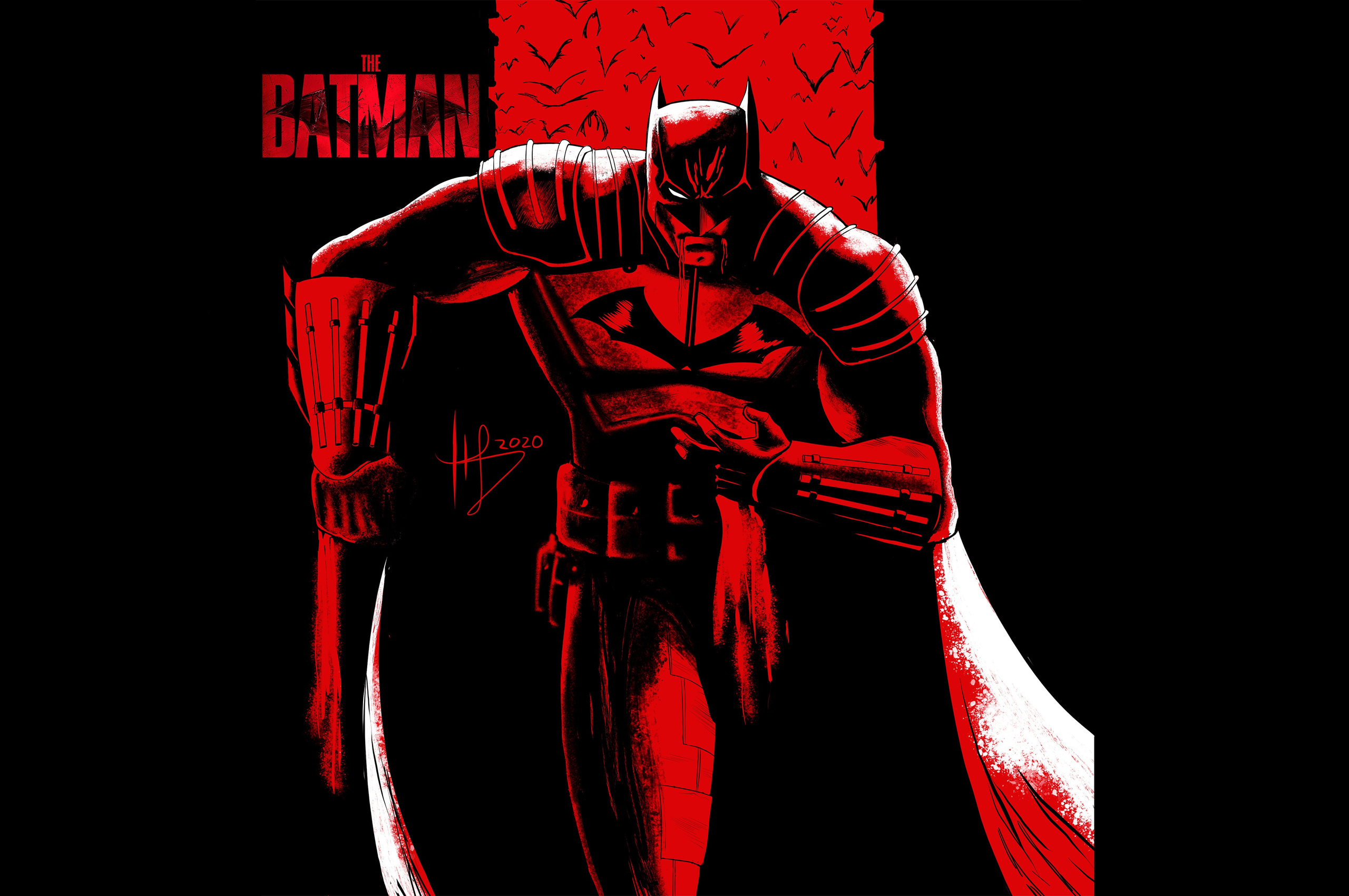 2560x1700 The Batman Injured 4k Chromebook Pixel ,HD 4k Wallpapers ...