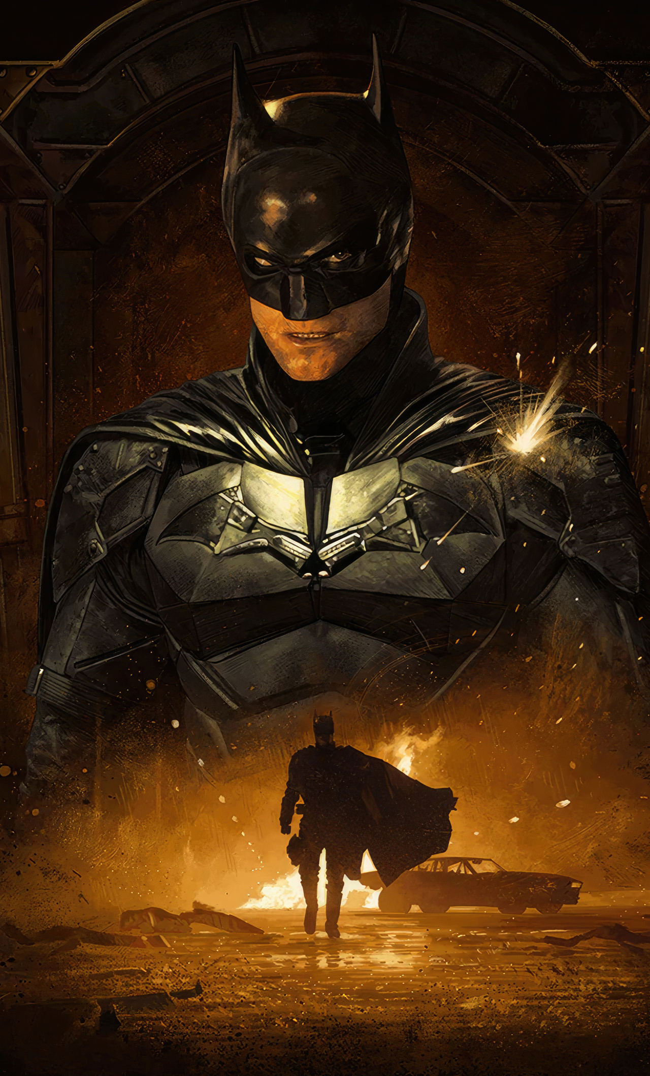 1280x2120 The Batman Light Up iPhone 6+ ,HD 4k Wallpapers,Images ...