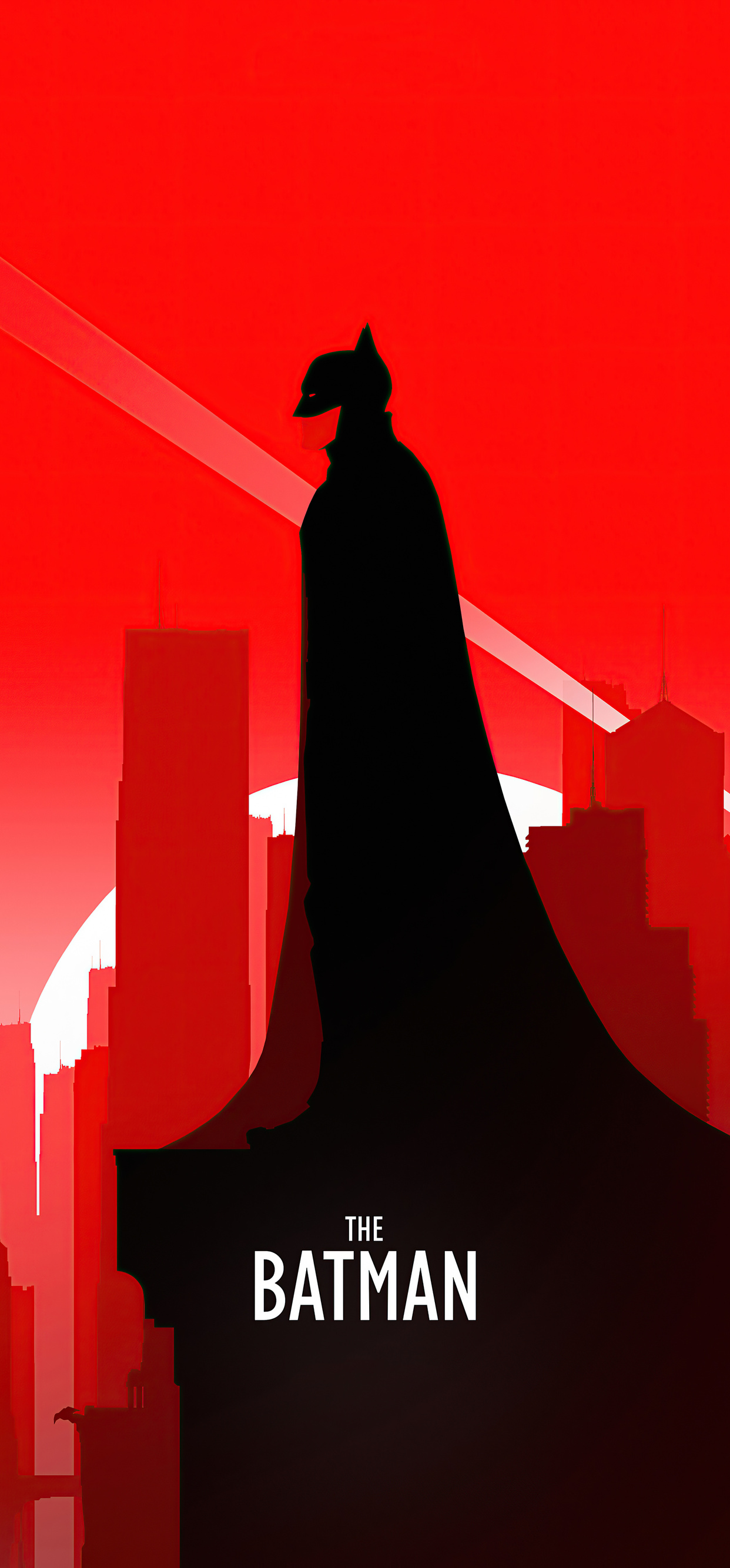 1242x2668 The Batman Red Background Iphone XS MAX ,HD 4k Wallpapers ...