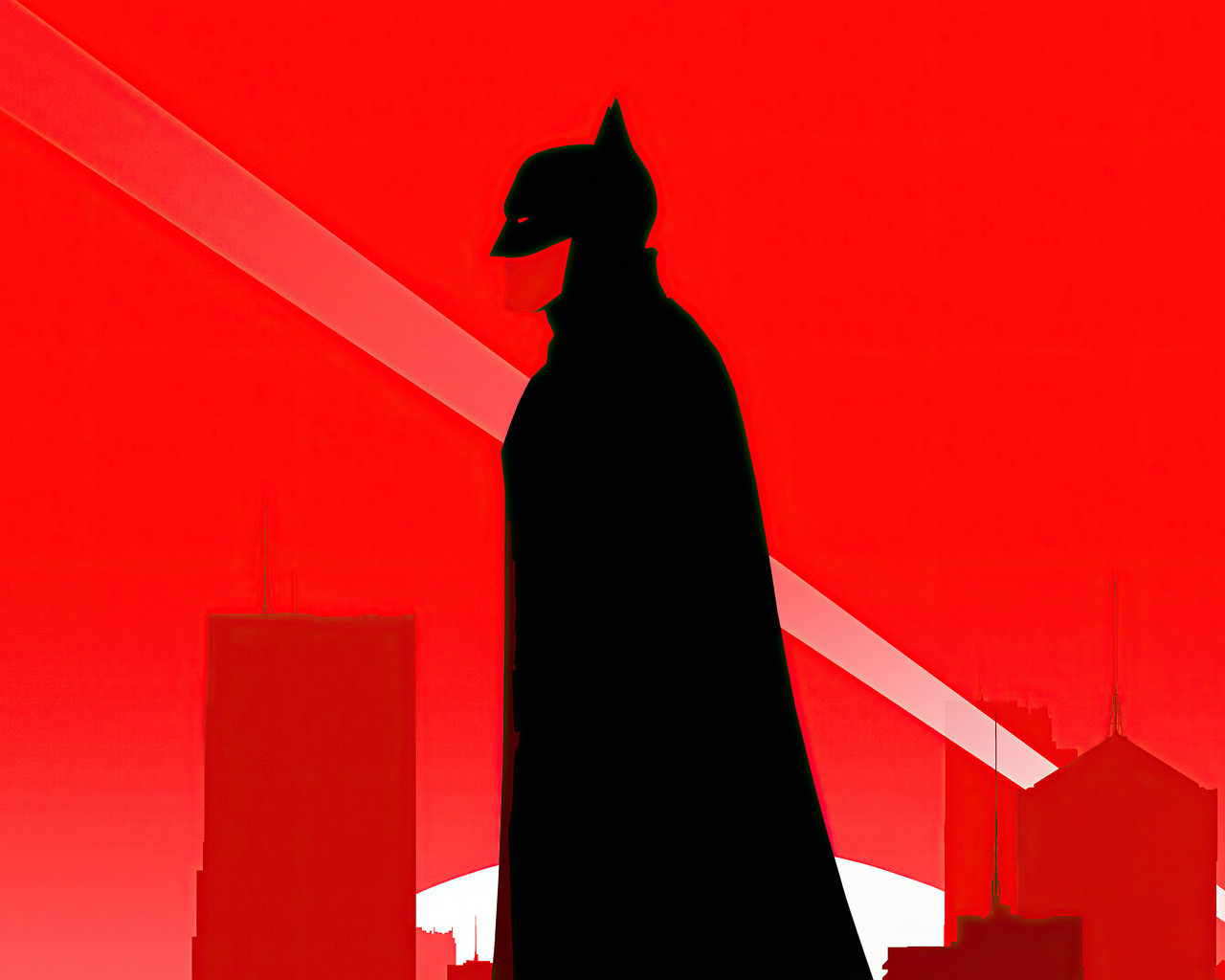 1280x1024 The Batman Red Background Wallpaper,1280x1024 Resolution HD ...