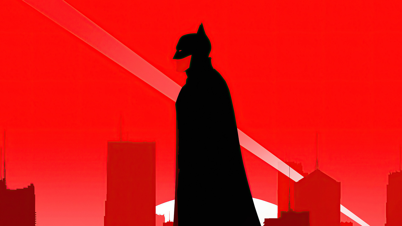 1280x720 The Batman Red Background 720P ,HD 4k Wallpapers,Images ...