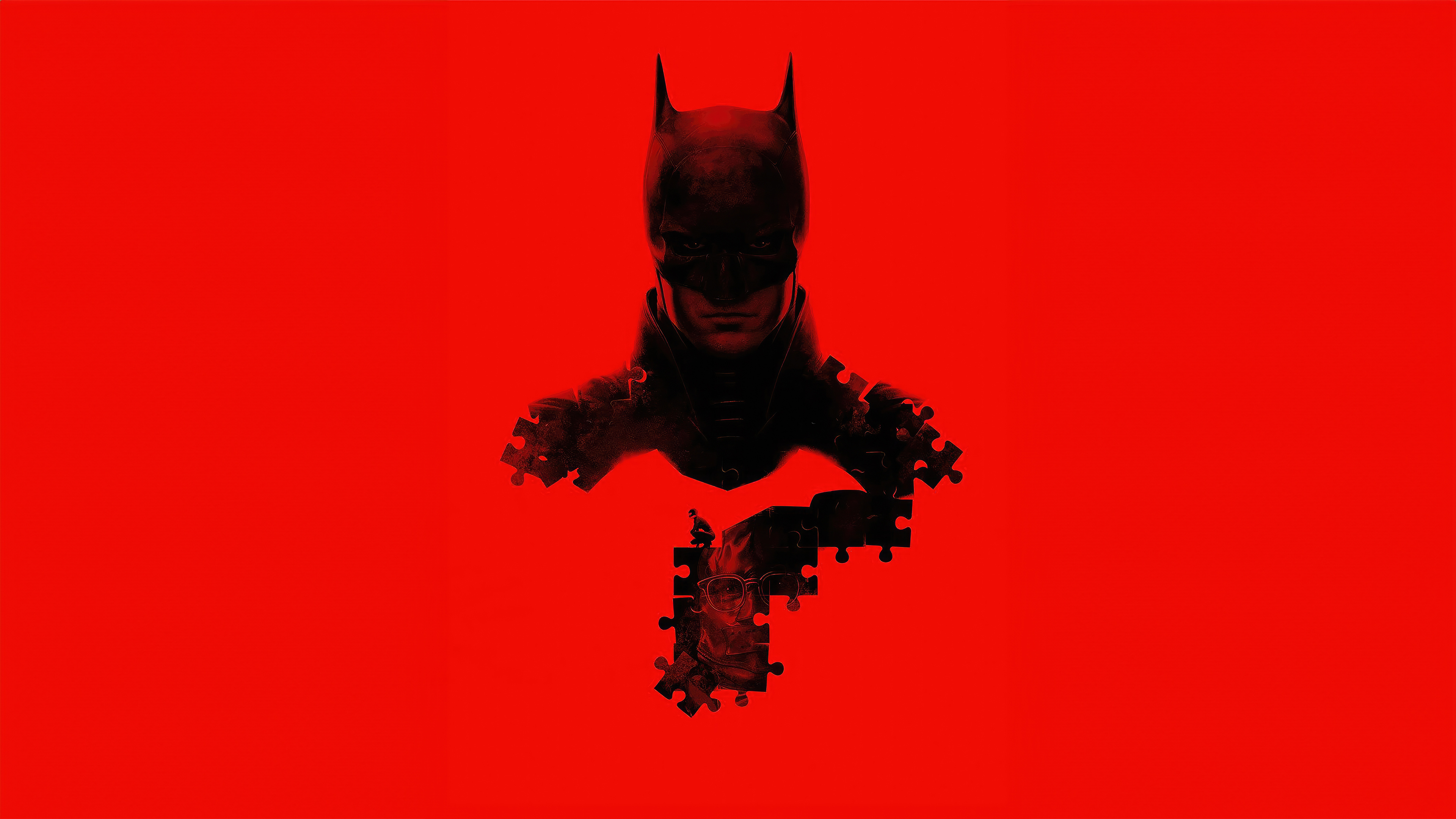 3840x2160 The Batman Red Poster 4K ,HD 4k Wallpapers,Images,Backgrounds ...