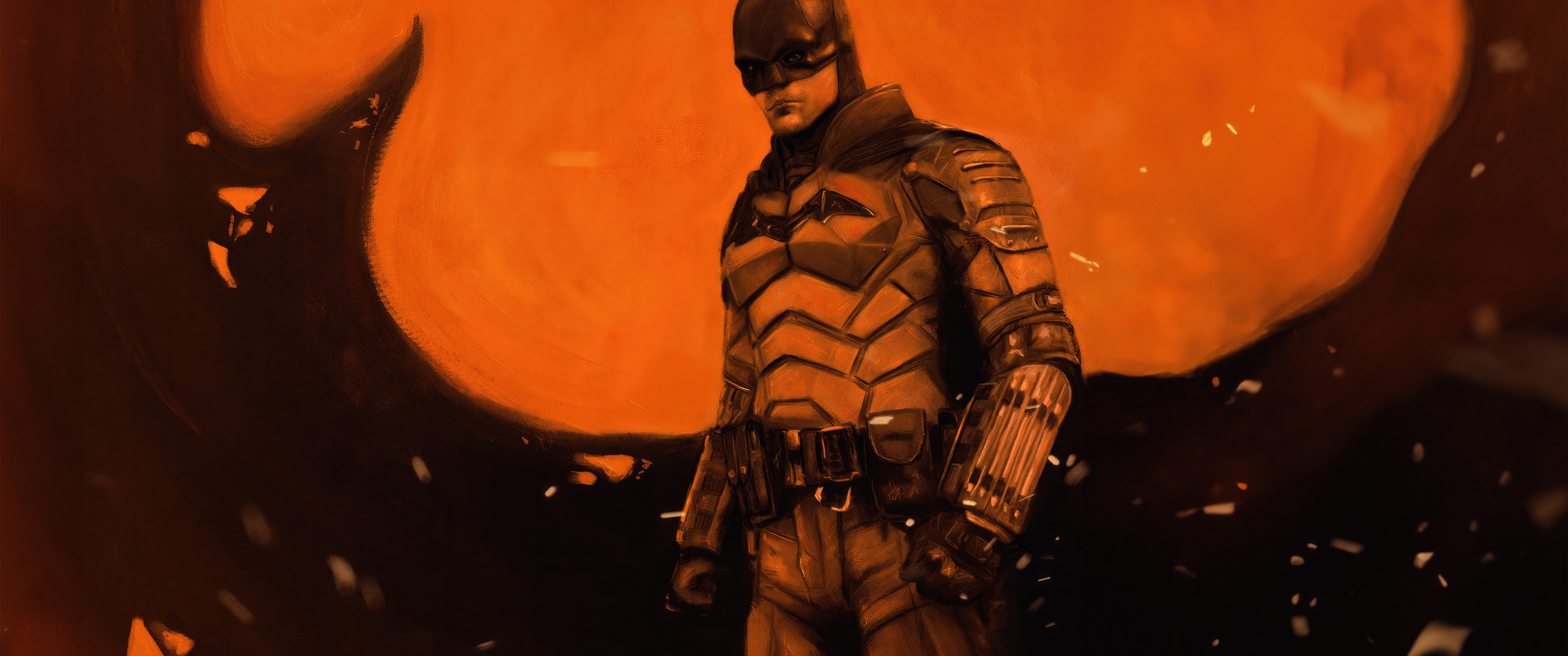 3440x1440 The Batman Theme UltraWide Quad HD 1440P ,HD 4k Wallpapers ...