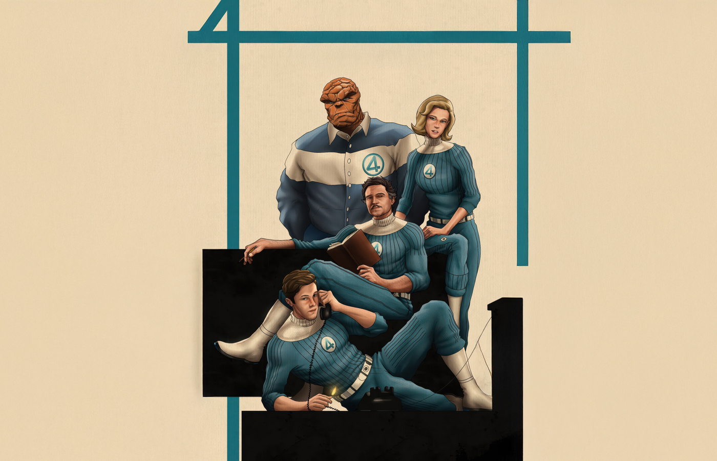 1400x900 The Beginning Of Marvel First Family Wallpaper,1400x900 ...