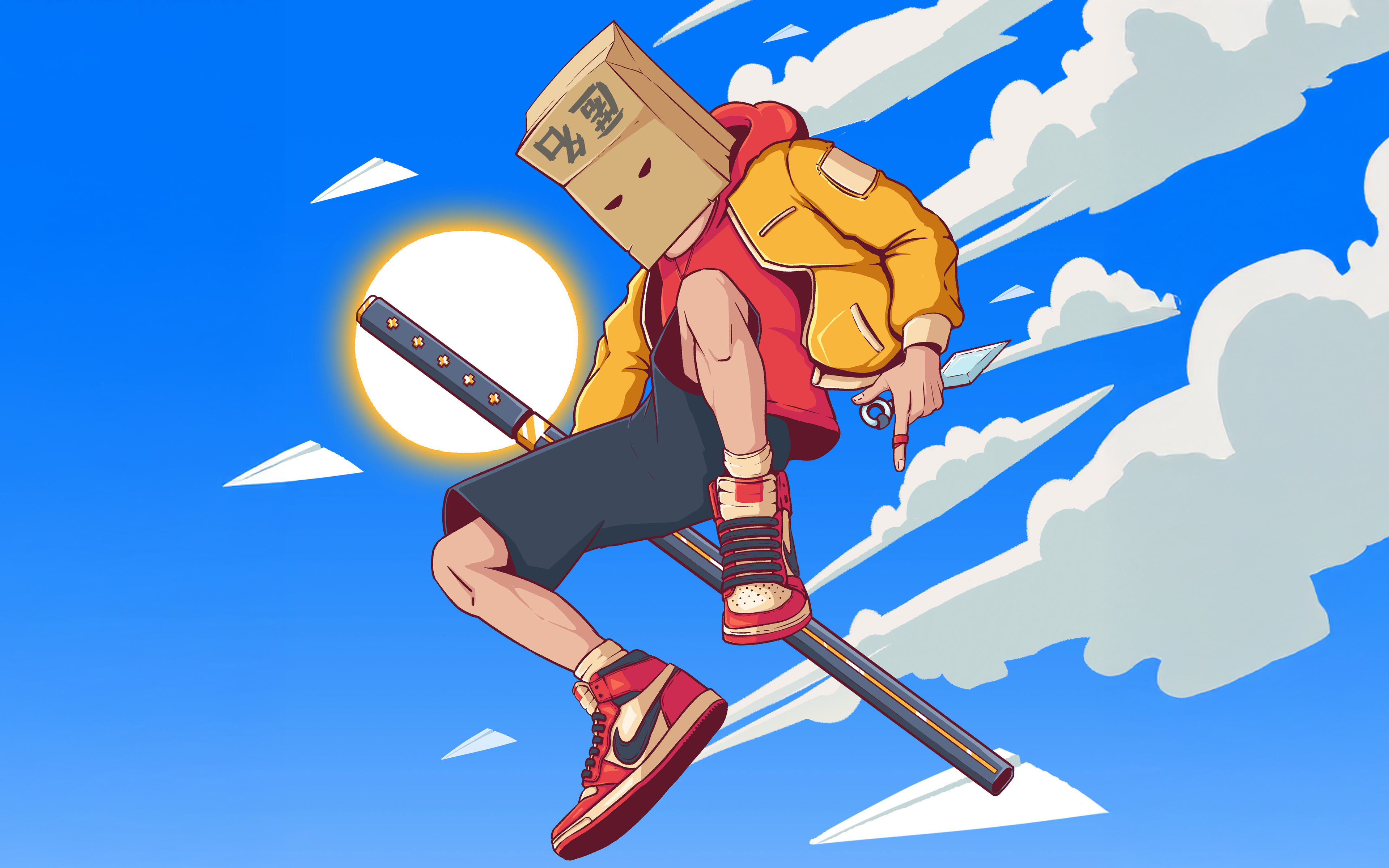 3840x2400 The Box Head Cool Guy Sojourn 4K ,HD 4k Wallpapers,Images ...