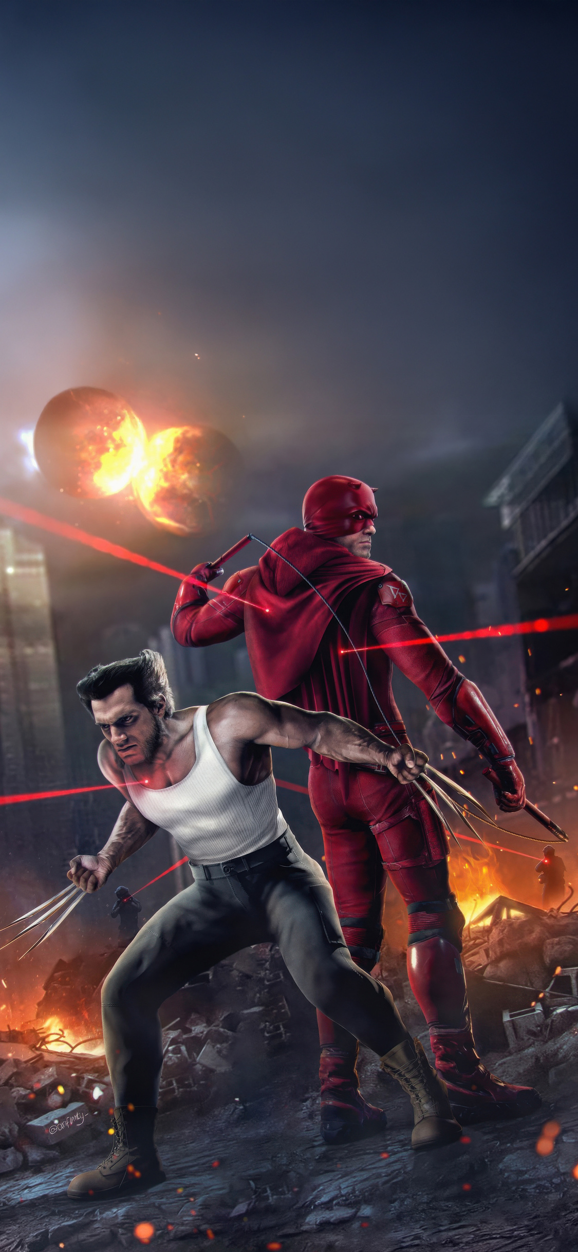 1125x2436 The Cavillrine X Daredevil Iphone XS,Iphone 10,Iphone X ,HD ...