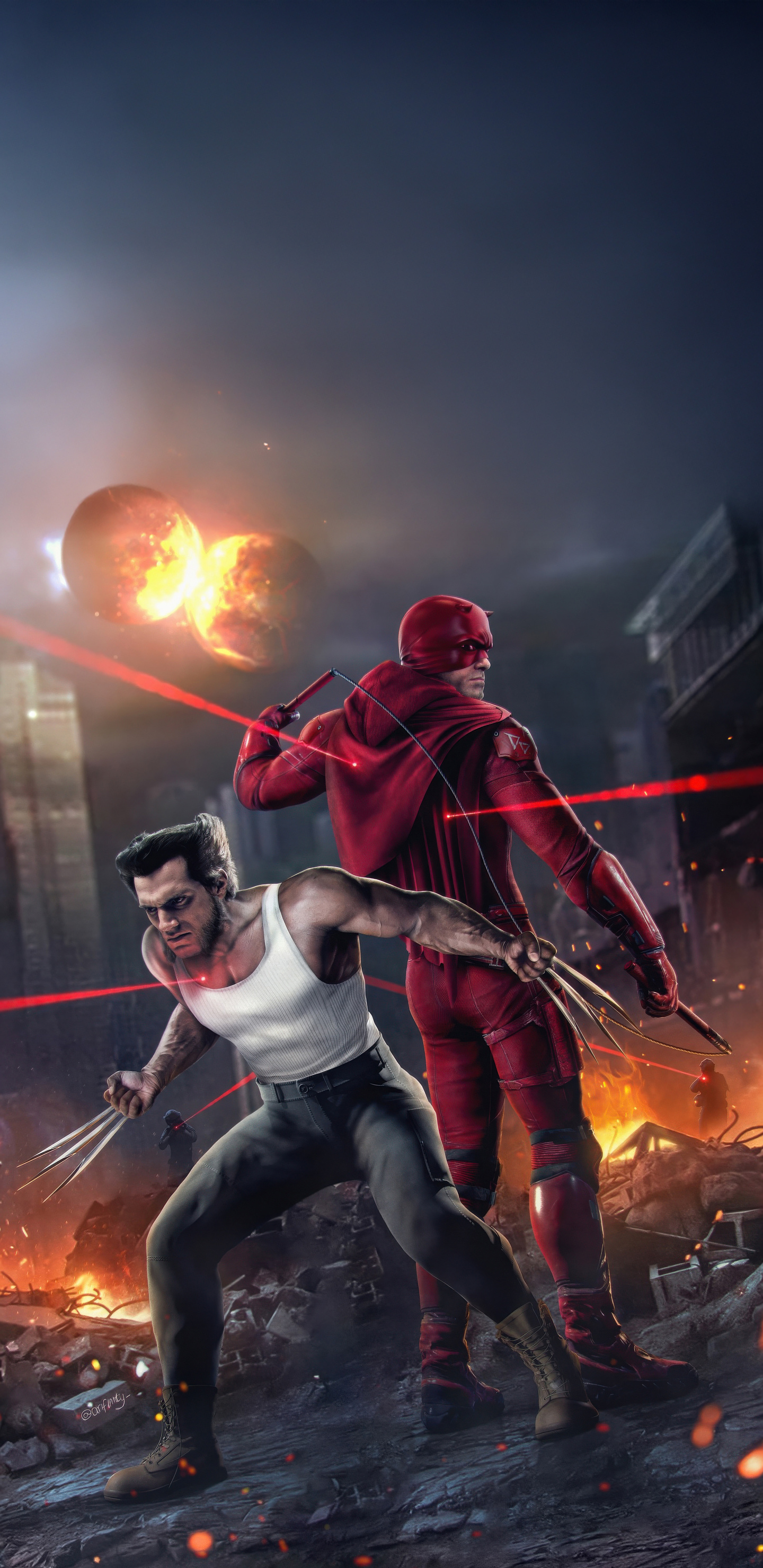 1440x2960 The Cavillrine X Daredevil Samsung Galaxy Note 9,8, S9,S8,S8 ...