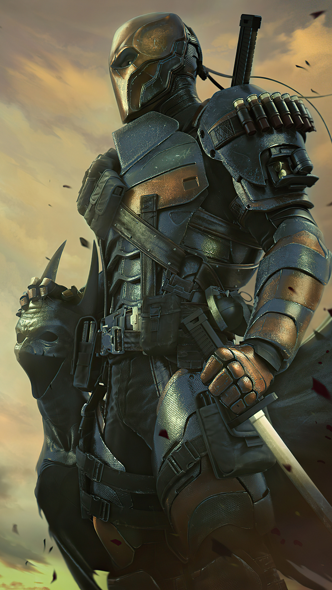 1080x1920 The Death Stroke Iphone 7,6s,6 Plus, Pixel xl ,One Plus 3,3t ...