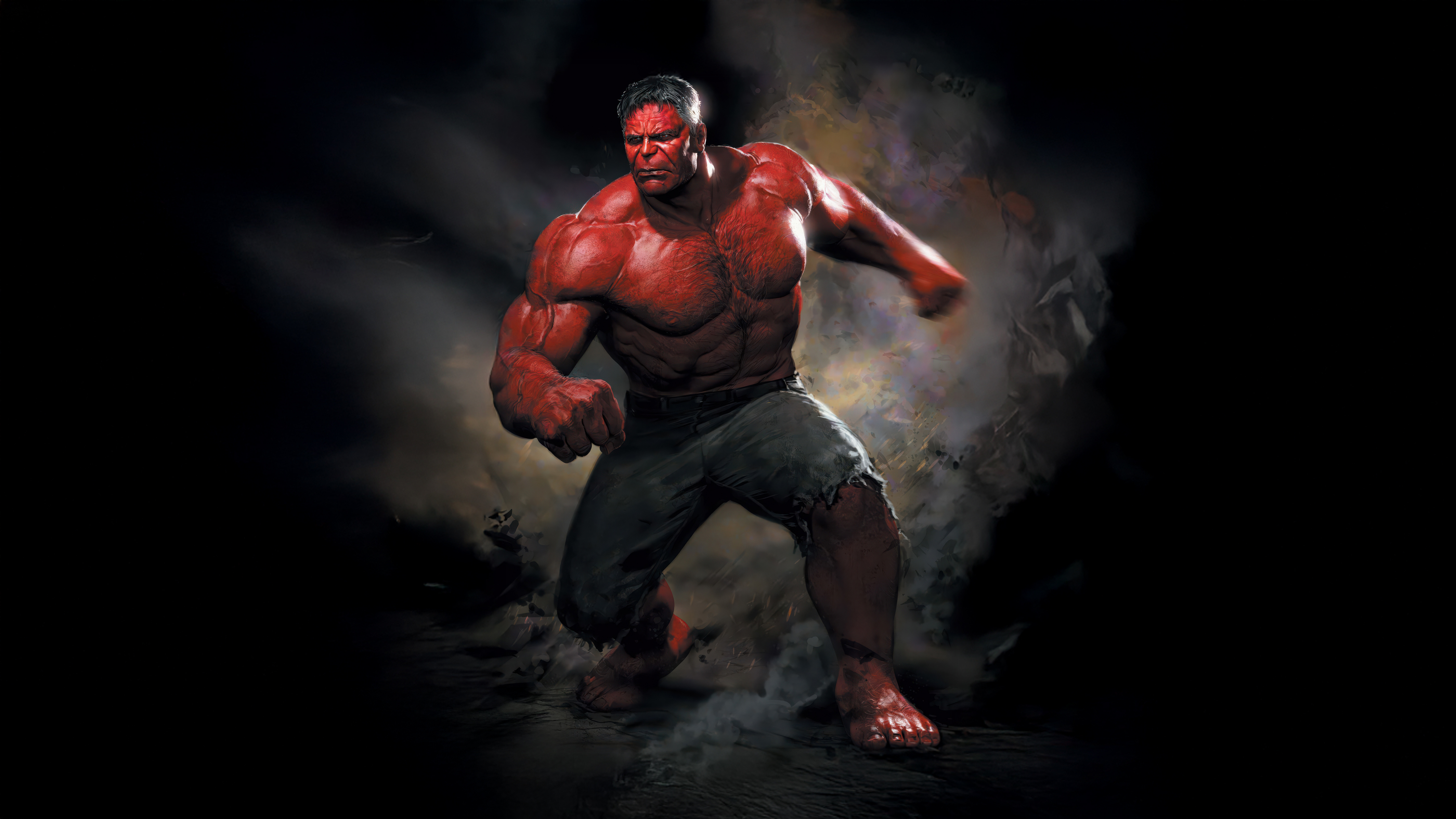 5120x2880 The Dominance Of Red Hulk 5K ,HD 4k Wallpapers,Images ...