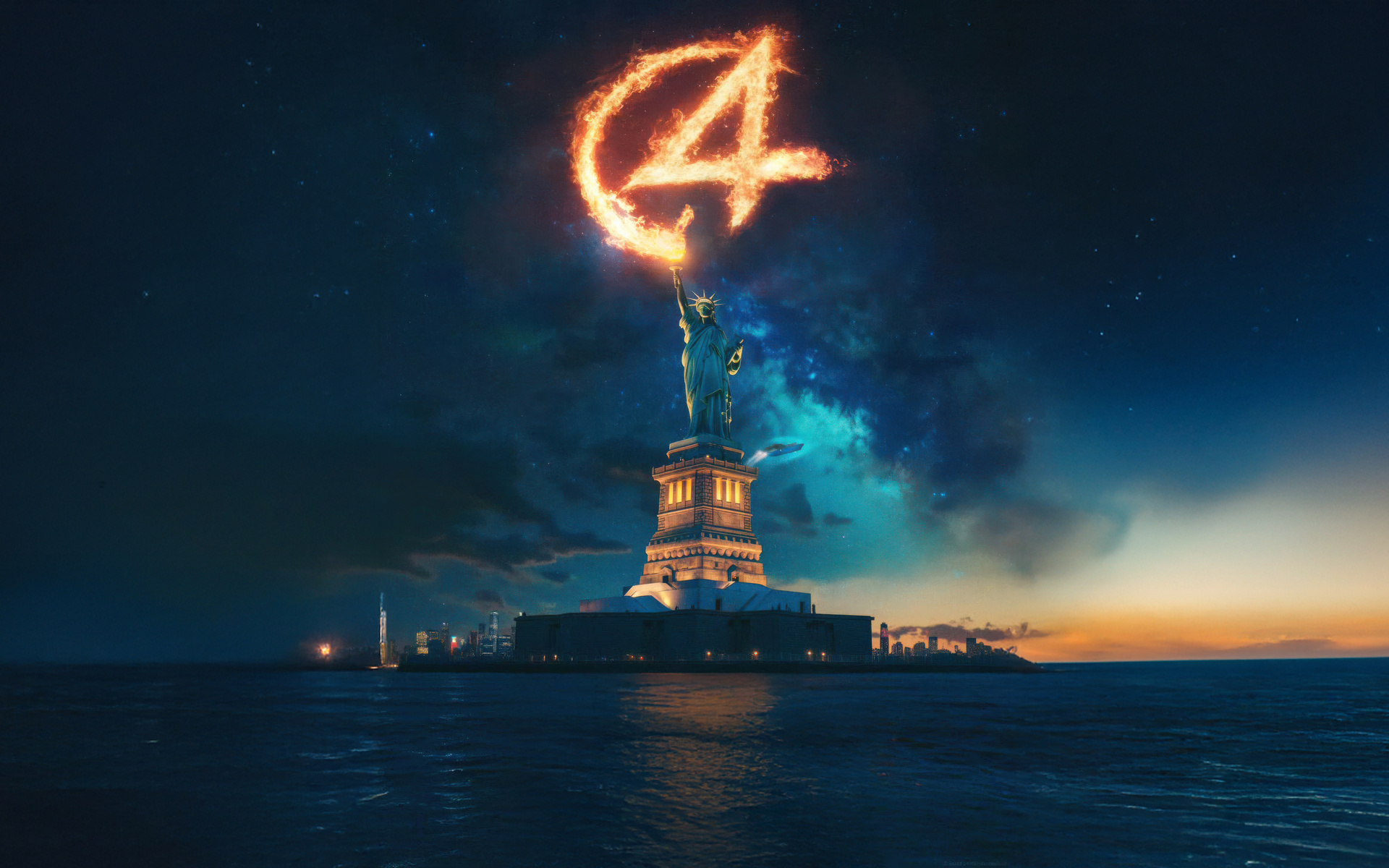 1920x1200 The Fantastic Four First Steps Statue Of Liberty 1080P ...