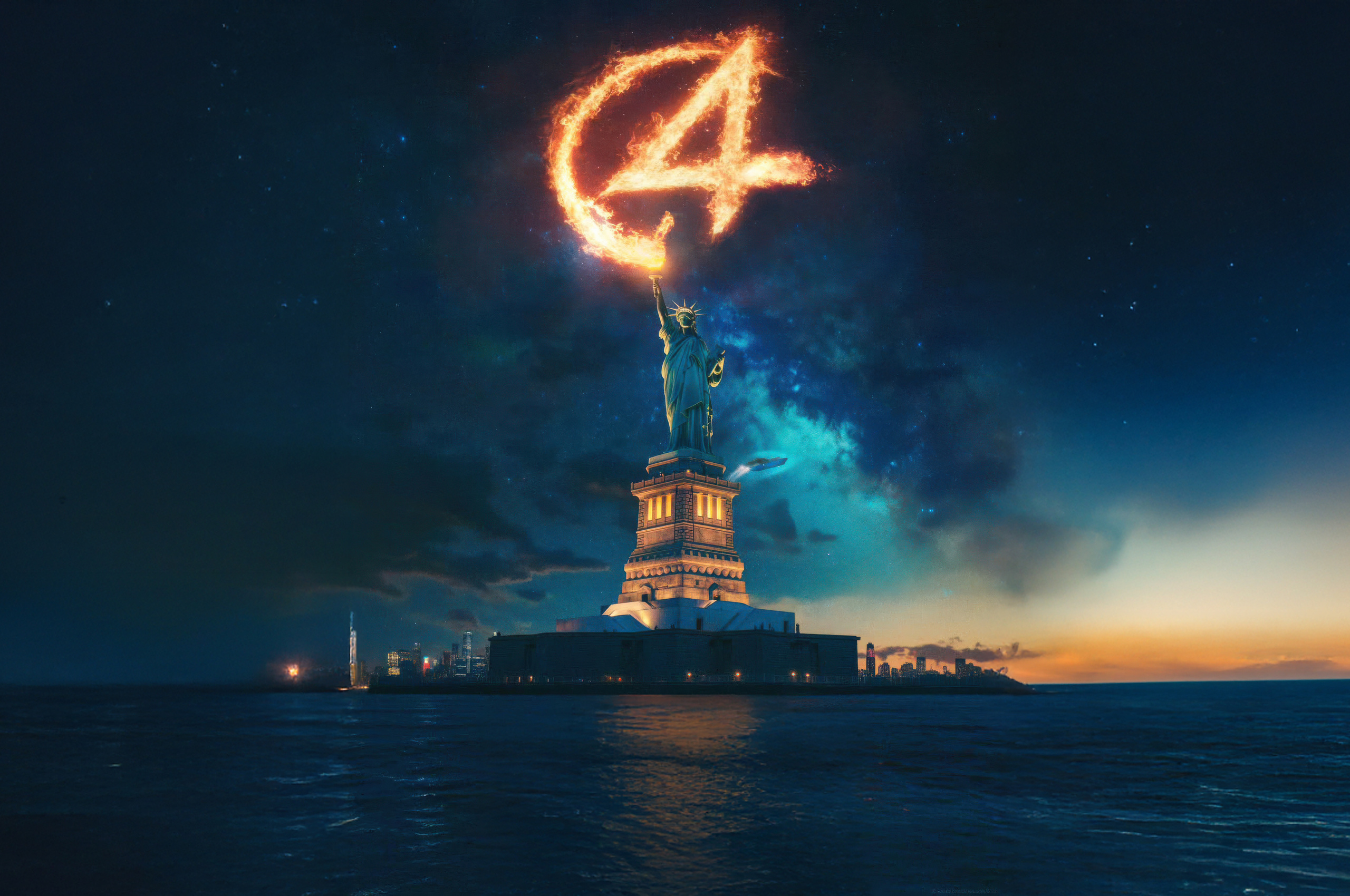 2560x1700 The Fantastic Four First Steps Statue Of Liberty Chromebook ...