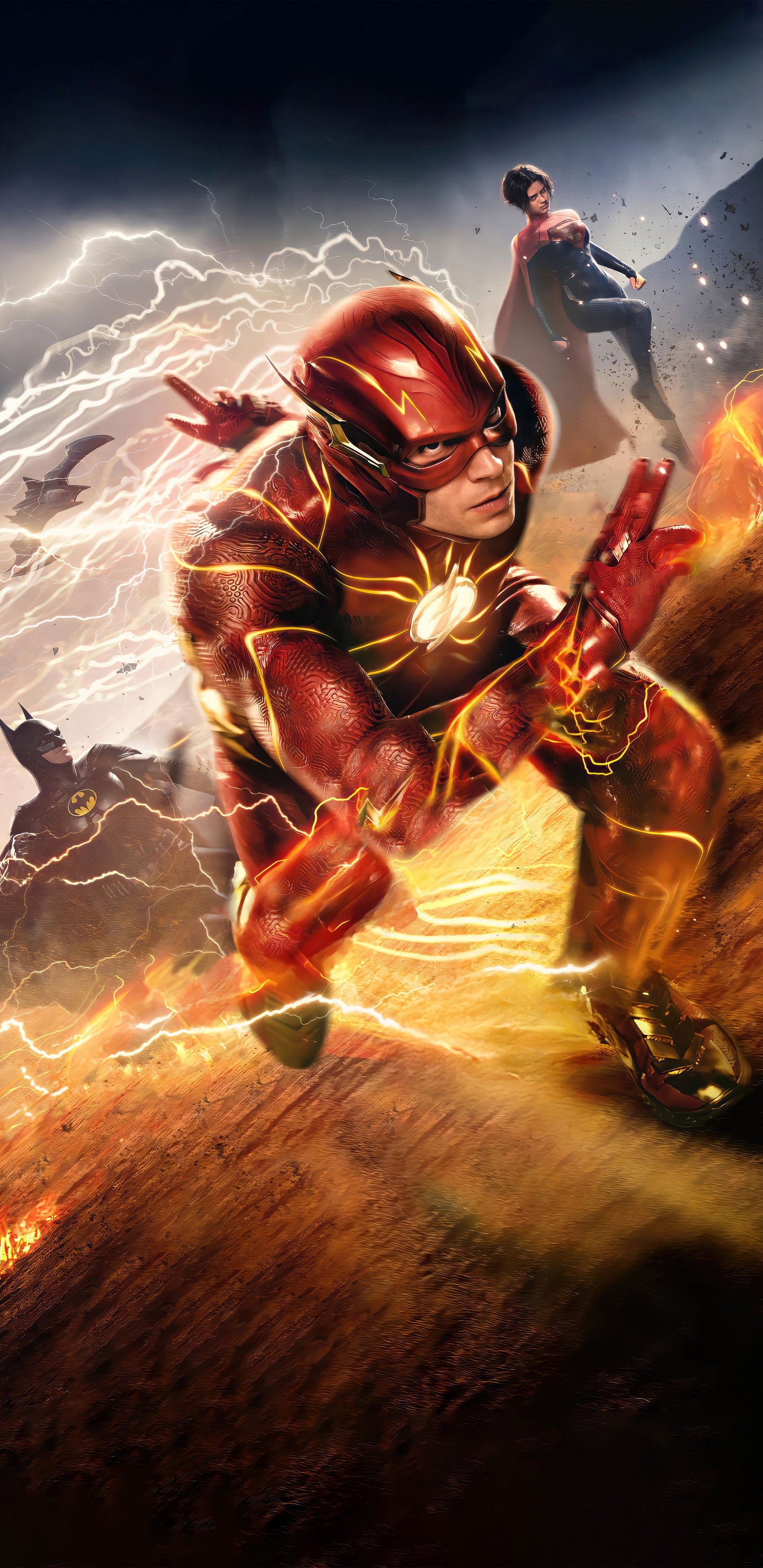 1440x2960 The Flash Movie Screenx Poster 5k Samsung Galaxy Note 9,8, S9 ...